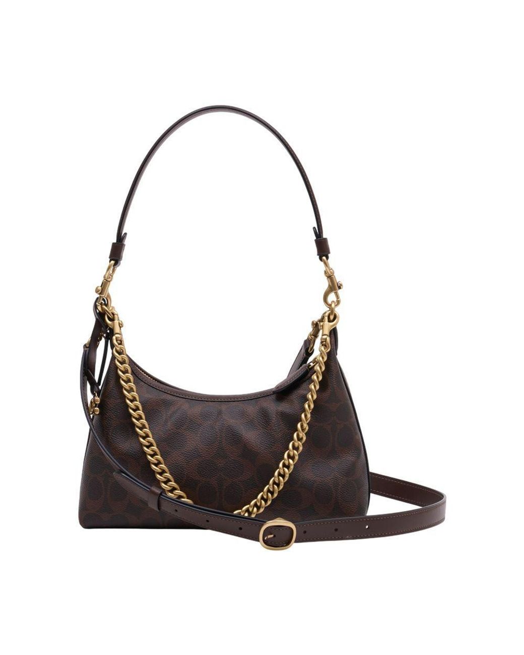 COACH Signature Juliet 25 Shoulder Bag in Brown | Lyst
