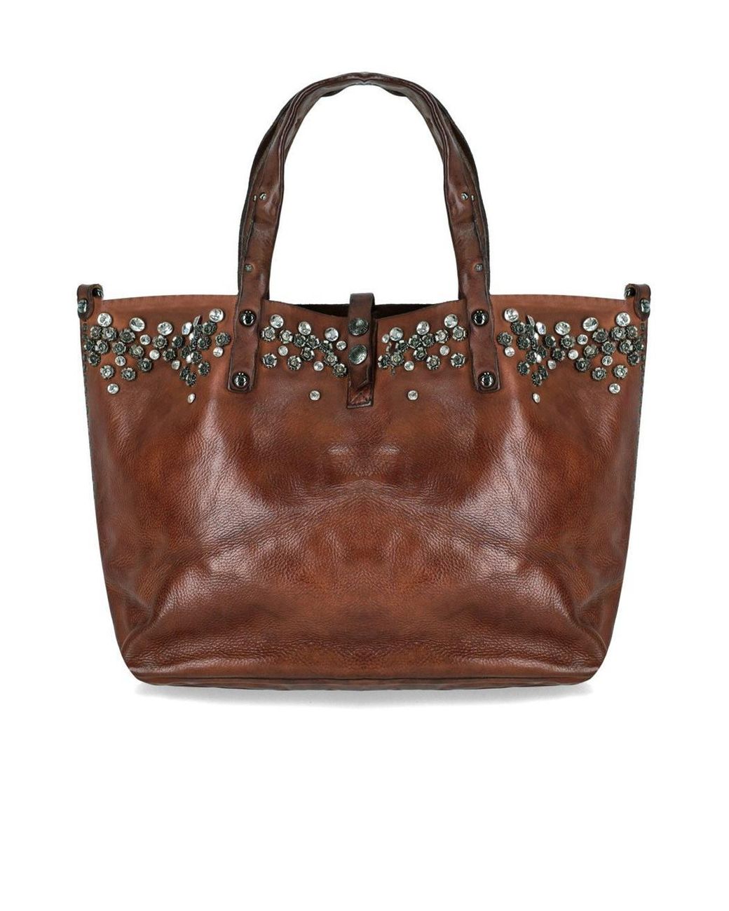 Campomaggi Bella Di Notte Cognac Shopping Bag in Brown | Lyst