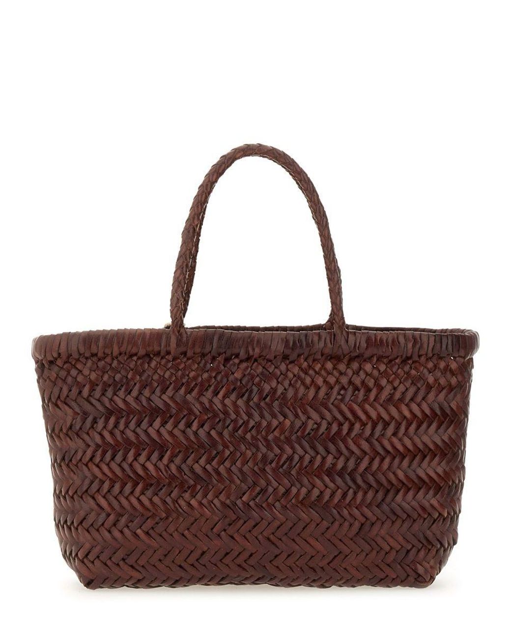 Dragon Diffusion Flat Bag Gora Mini in Brown | Lyst