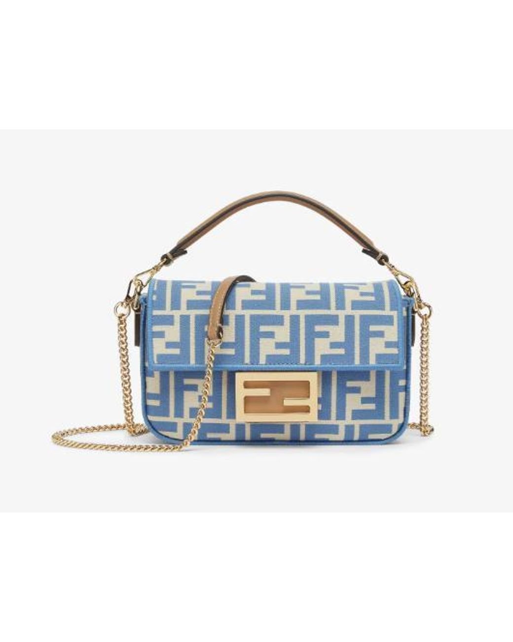 Fendi "Baguette" Hand Bag in Blue | Lyst
