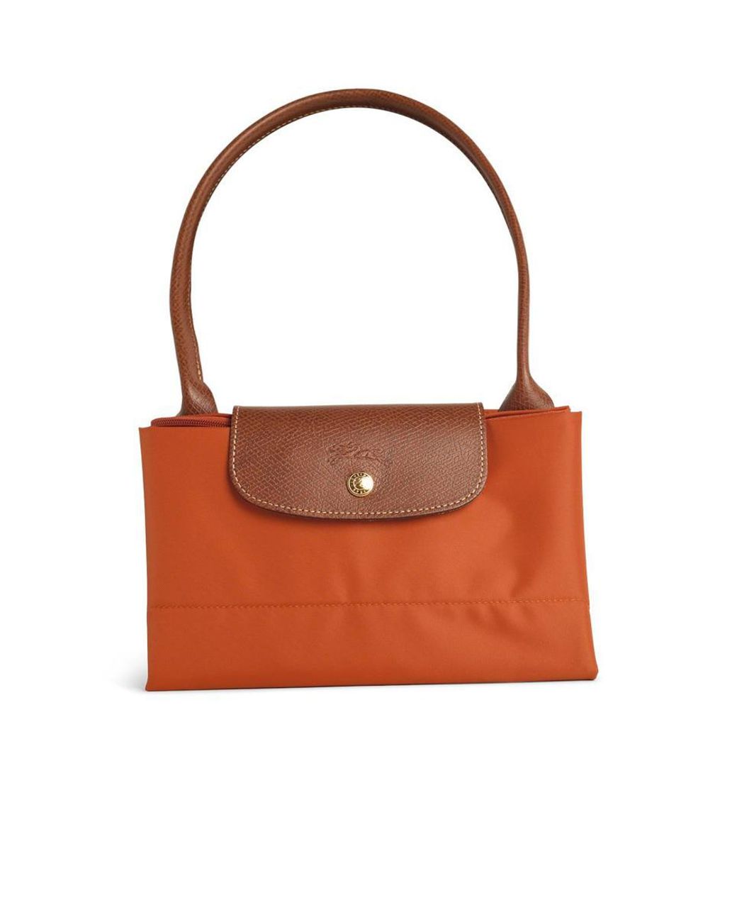 Longchamp Le Pliage Original' L Bag in Orange | Lyst