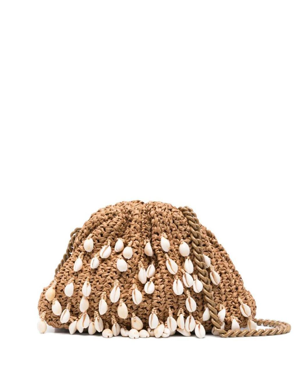 Maria La Rosa Shell Mini Game Pouch Bags in Metallic | Lyst
