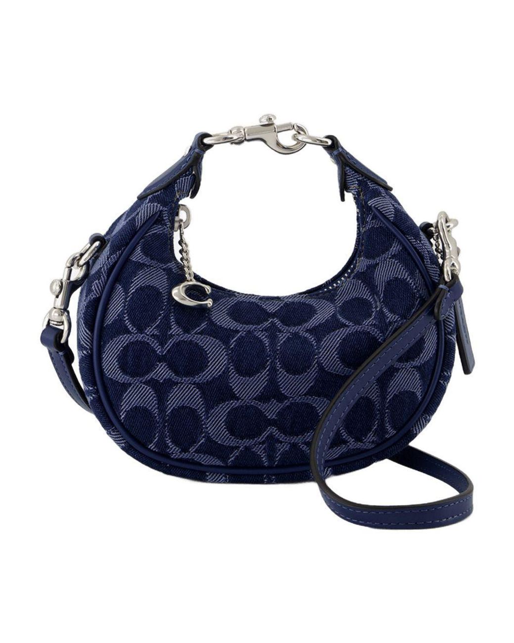 COACH Denim Signature Jonie Crossbody in Blue | Lyst