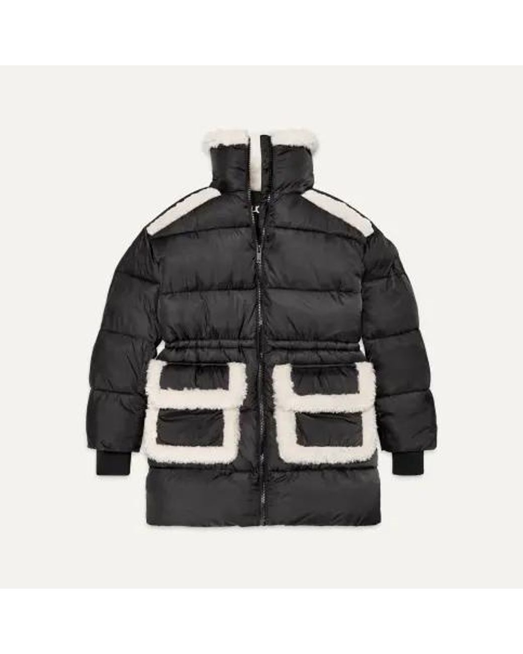 UGG "Amal Plushseam" Down Jacket in Black | Lyst