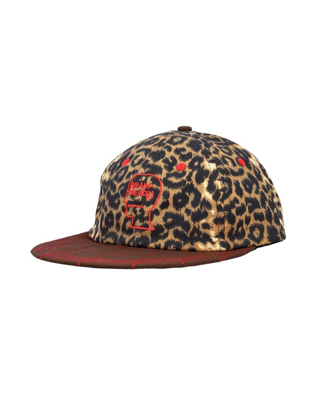 Brain Dead Logohead Longbrim Cap in Brown for Men | Lyst