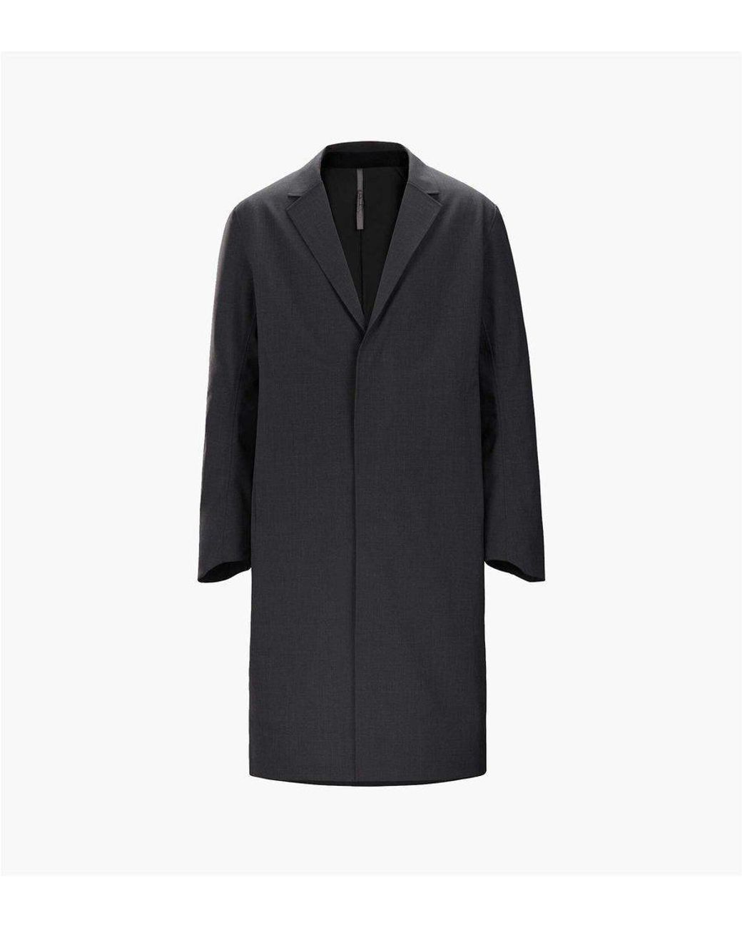 Arc'teryx Lenan Insulated Tech Wool Topcoat in Blue for Men | Lyst Canada