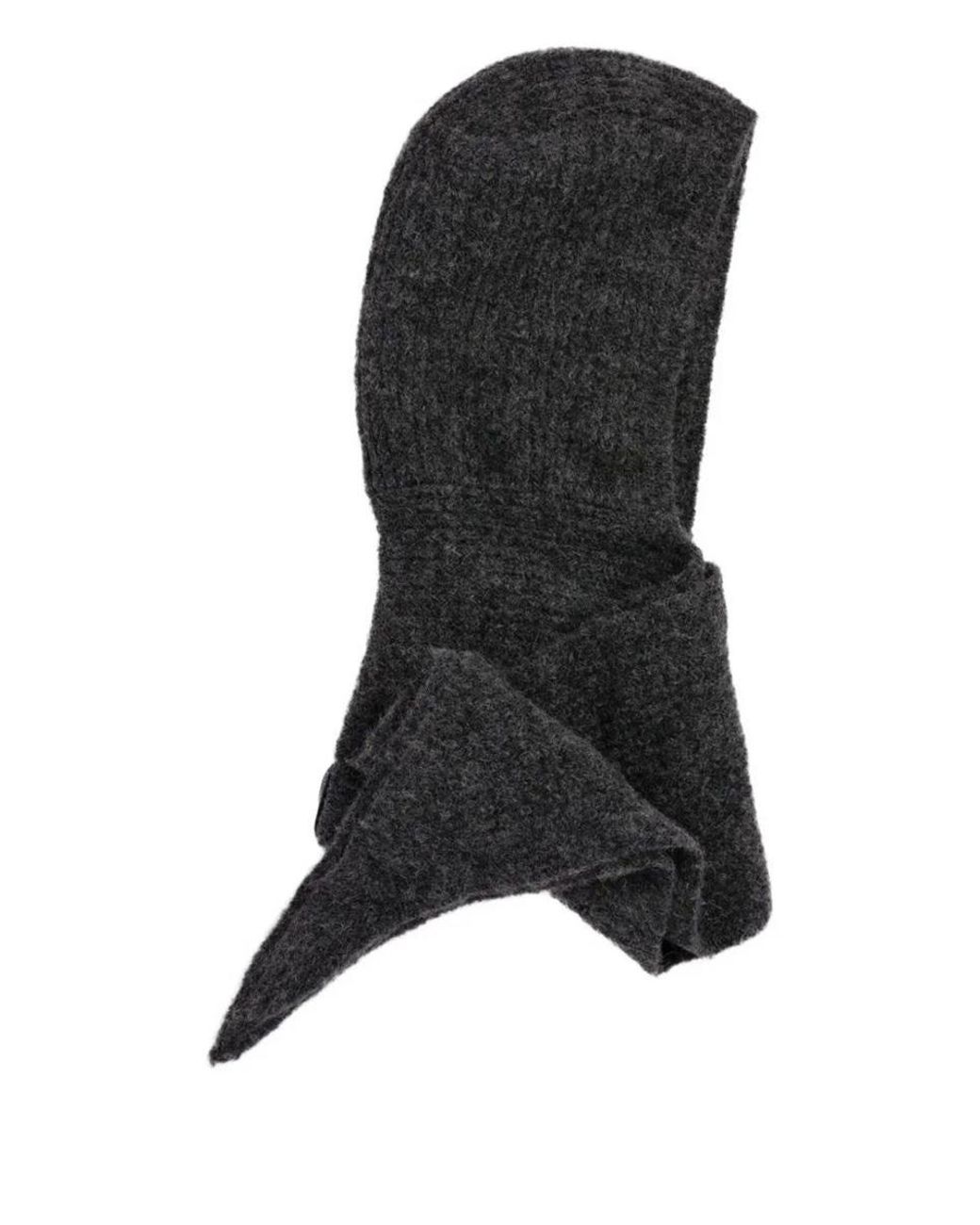 Paloma Wool "Coucou" Knitted Bonnet Accessories in Black | Lyst