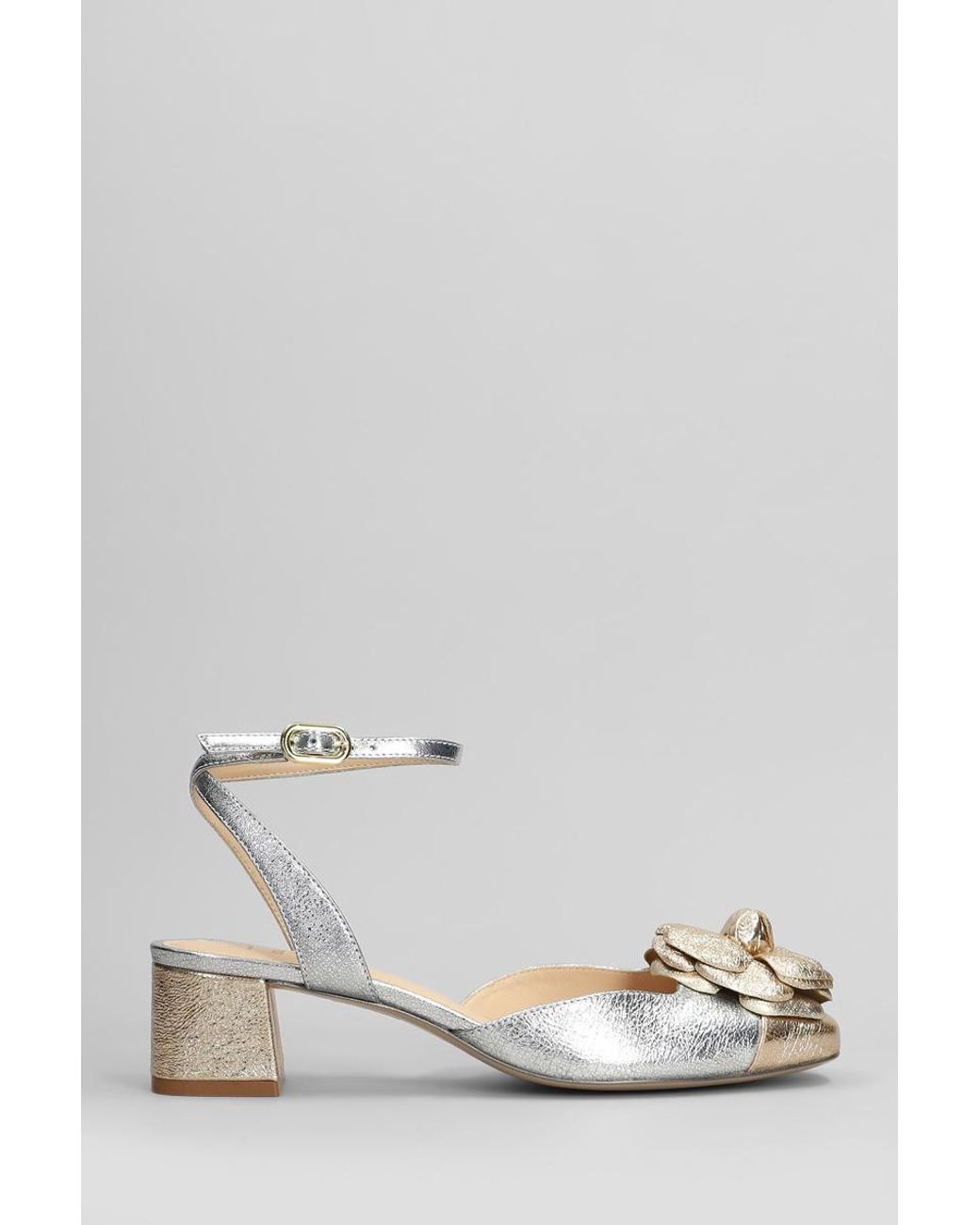 GOLD&ROUGE Sage 2 Pumps in Metallic | Lyst