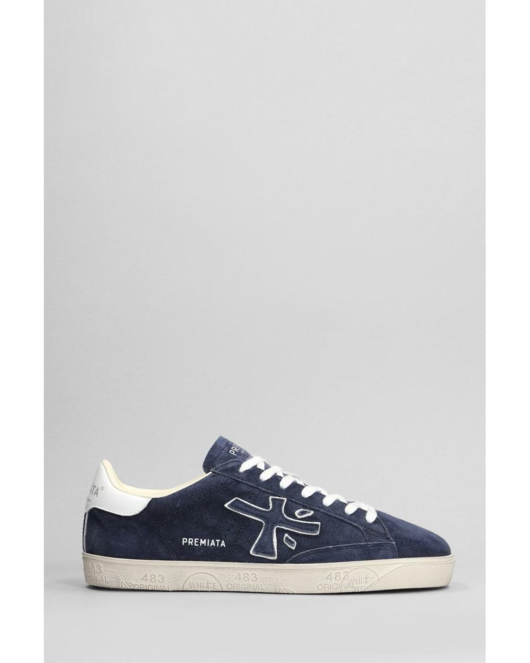 Premiata Steven Sneakers in Blue for Men | Lyst