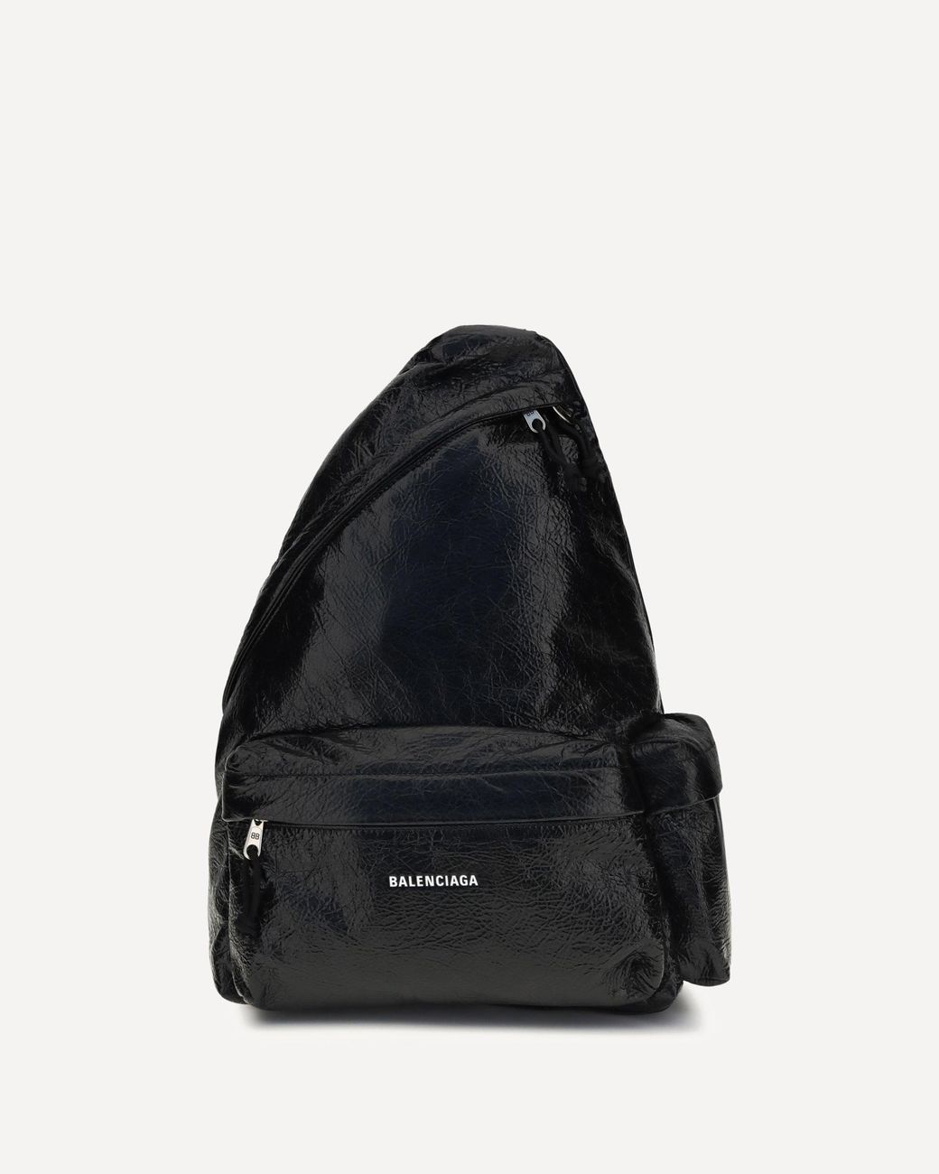 Balenciaga Explorer Asymmetric Backpack in Black for Men | Lyst