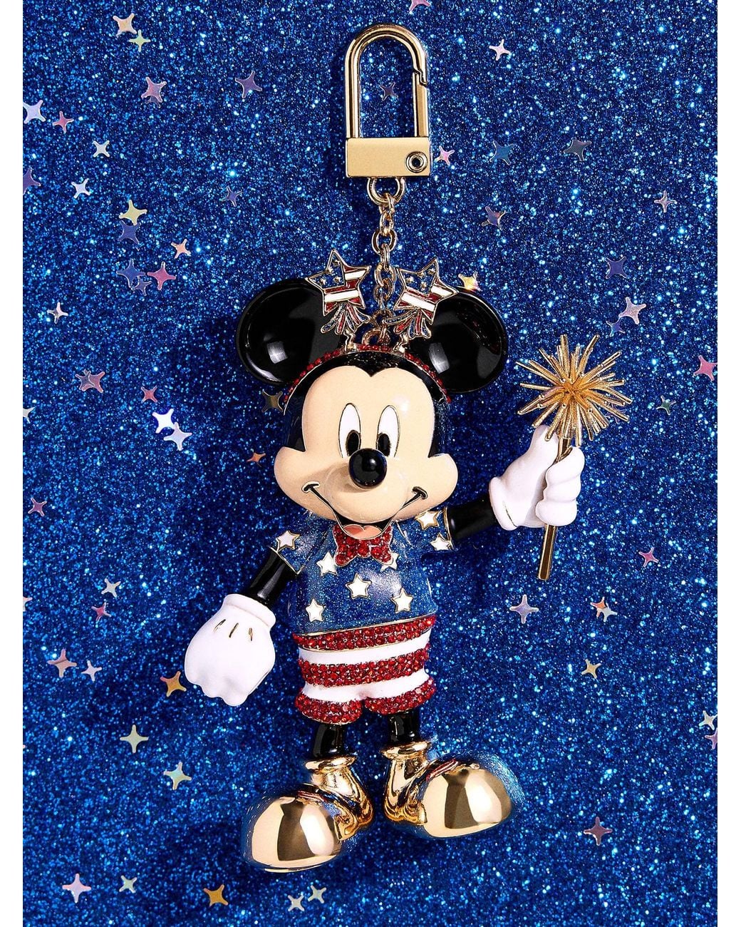 BaubleBar Disney Mickey Mouse Americana Bag Charm in Blue | Lyst