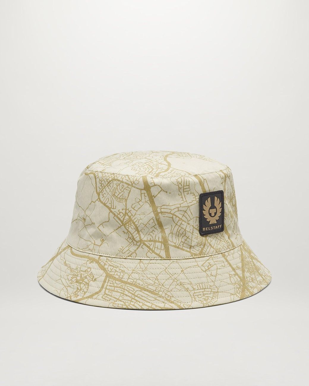 Belstaff Castmaster Map Bucket Hat in Natural for Men | Lyst UK
