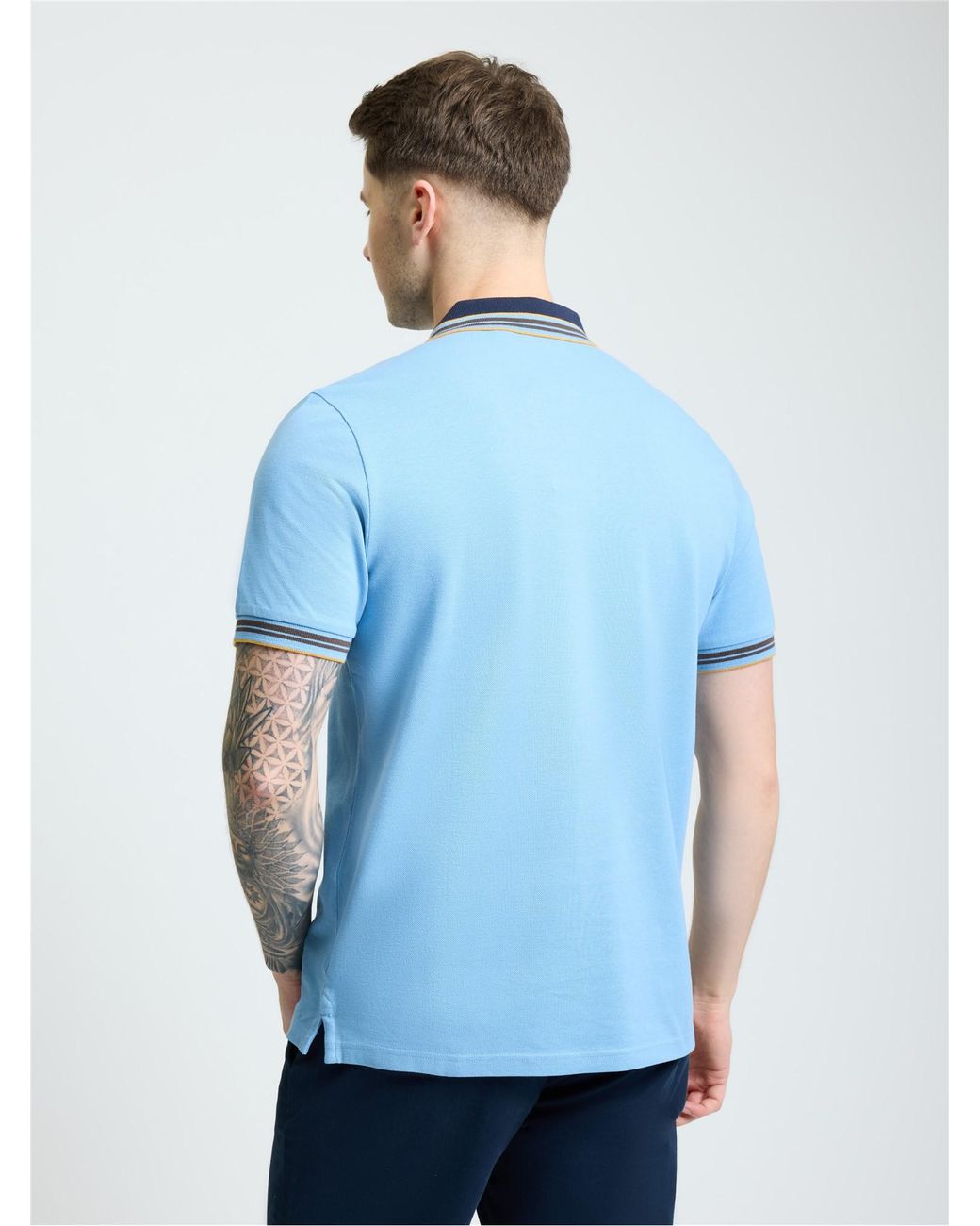 Ben Sherman House Collar Polo In in Blue for Men | Lyst UK