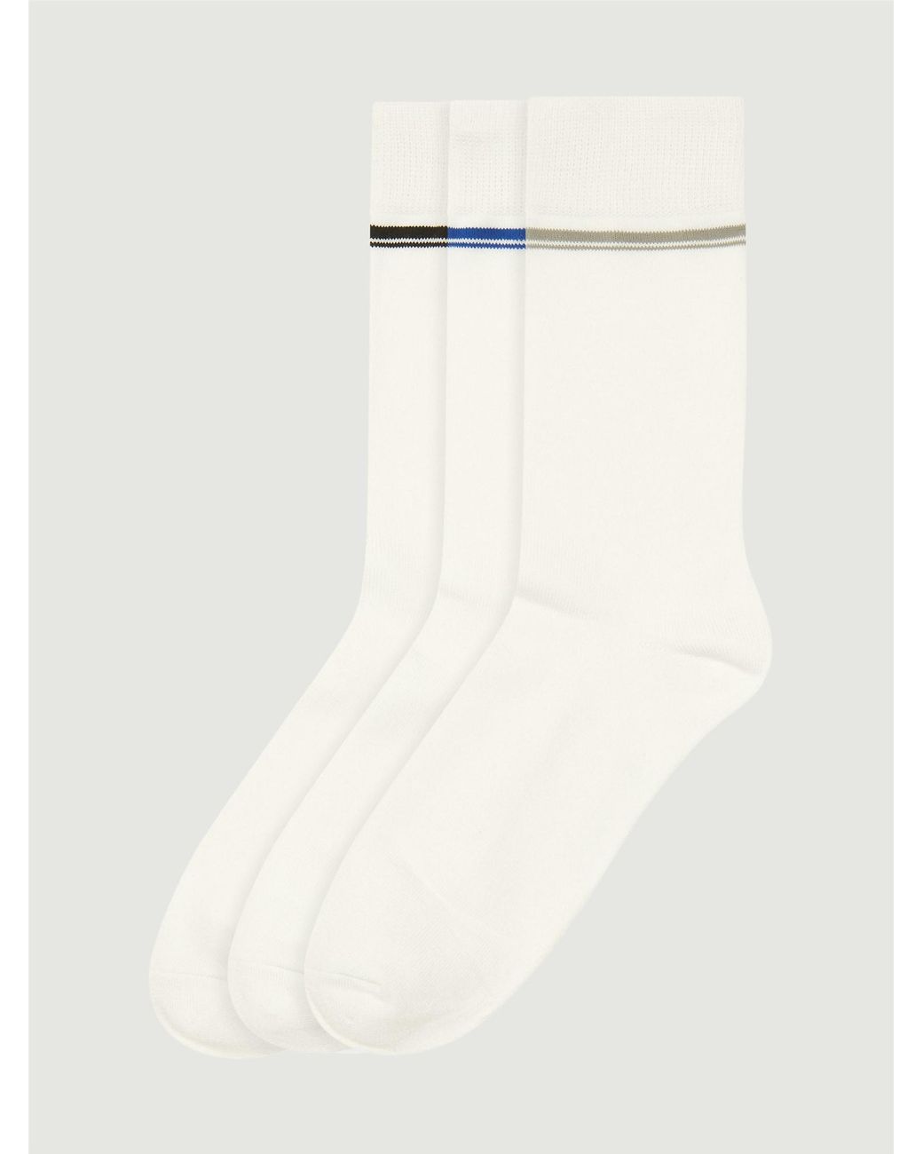 Ben Sherman 3 Pack Mod Stripe Sock In White for Men | Lyst UK