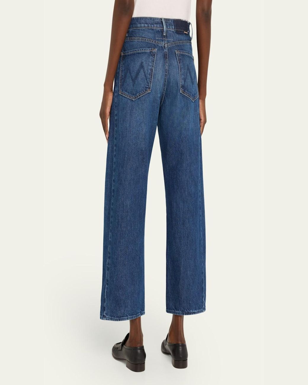 Mother The Half-Pipe Ankle Jeans in Blue | Lyst