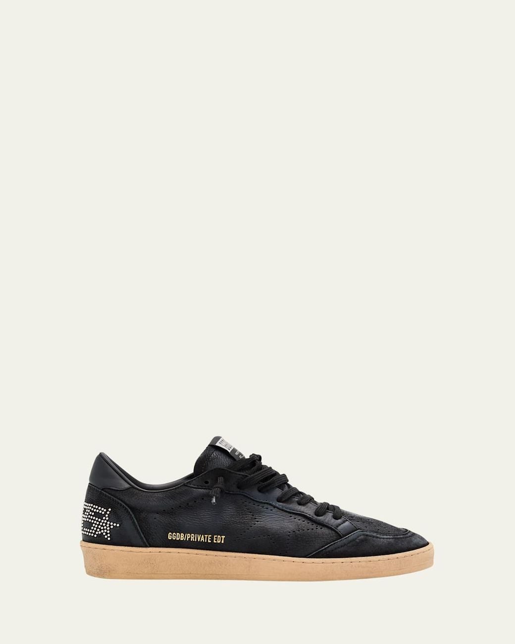 Golden Goose Exclusive Ball Star Nubuck Low-Top Sneakers in Black for ...