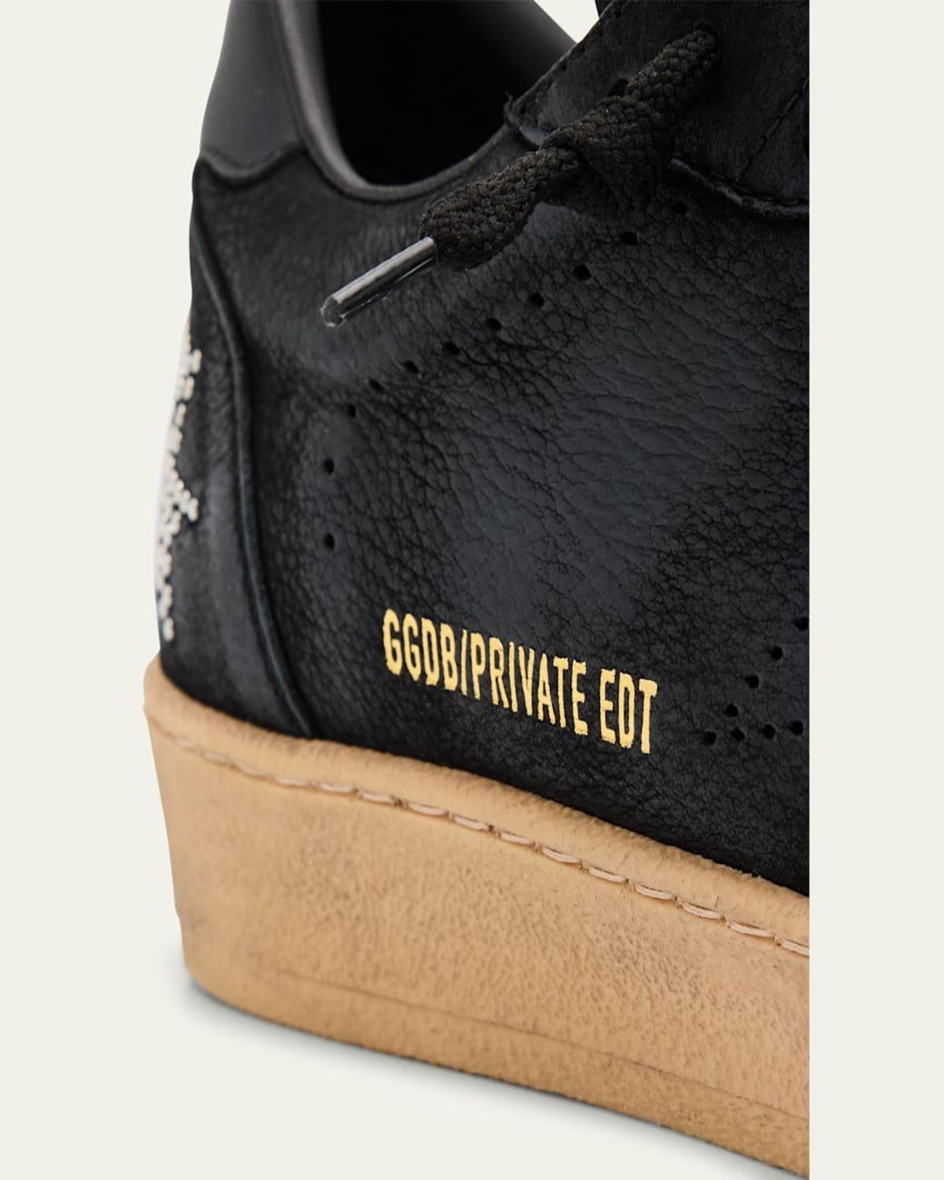 Golden Goose Exclusive Ball Star Nubuck Low-Top Sneakers in Black for ...