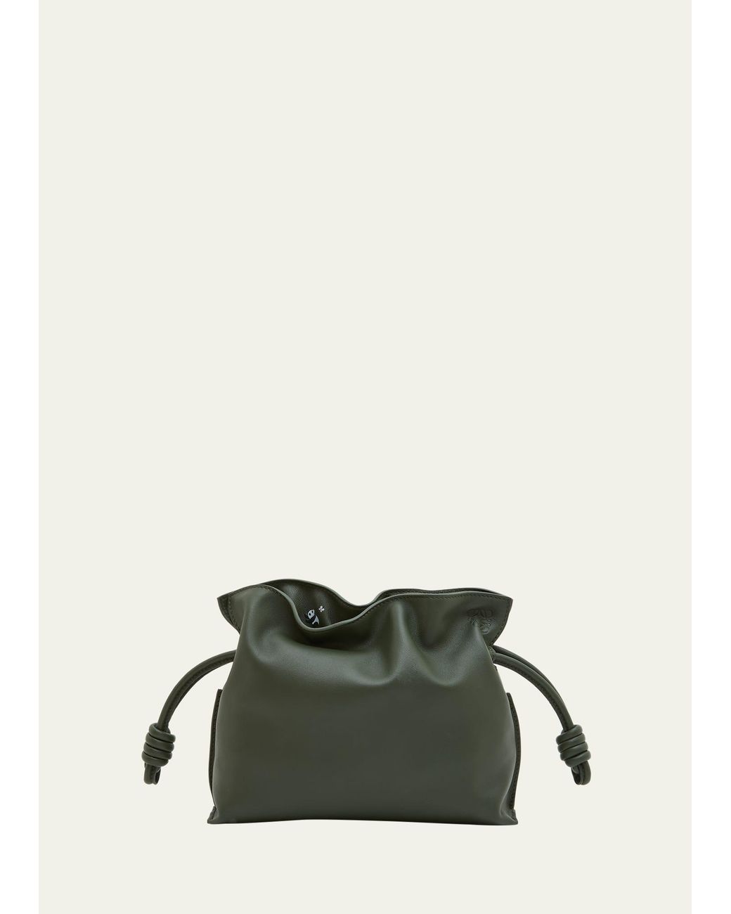 Loewe Flamenco Mini Pandas Clutch Bag in Green | Lyst