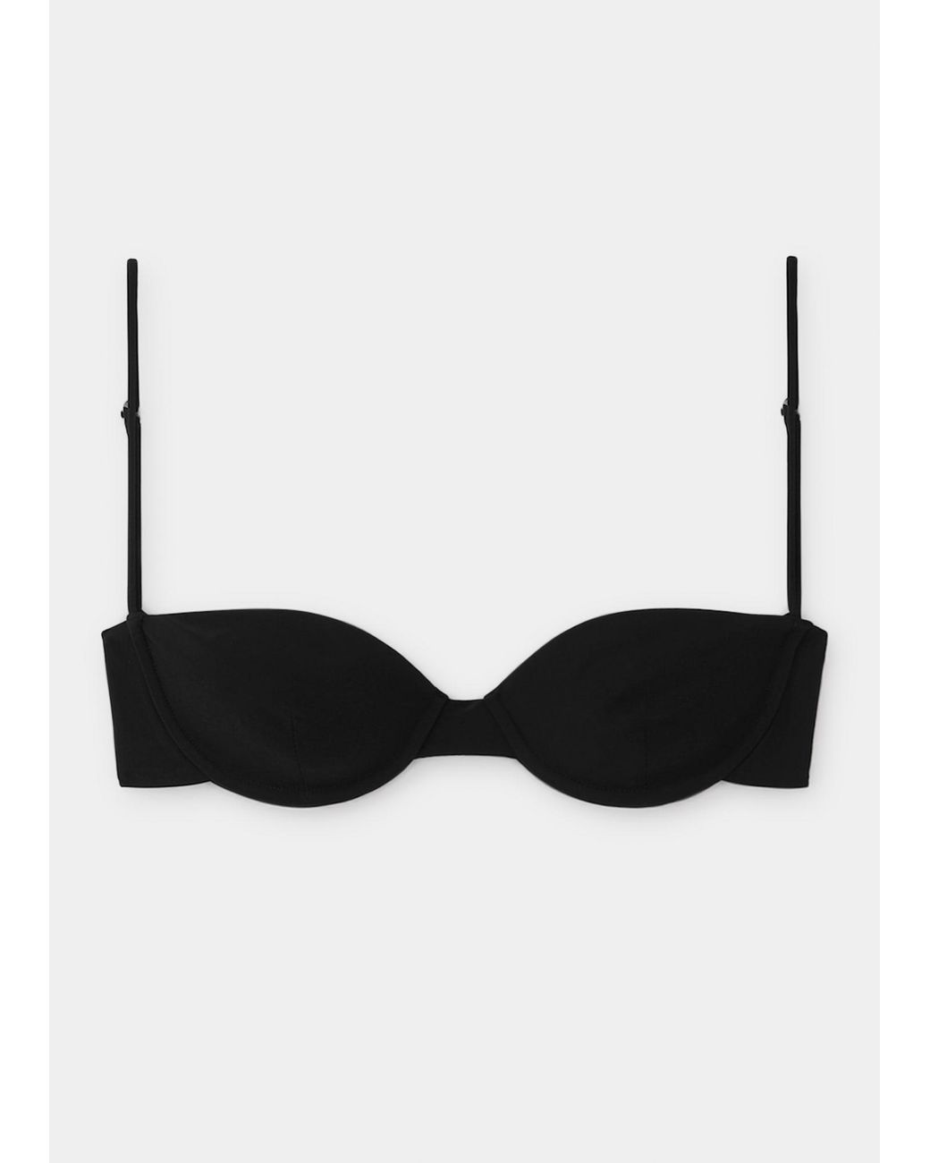 Totême Bra Bikini Top In Black Lyst
