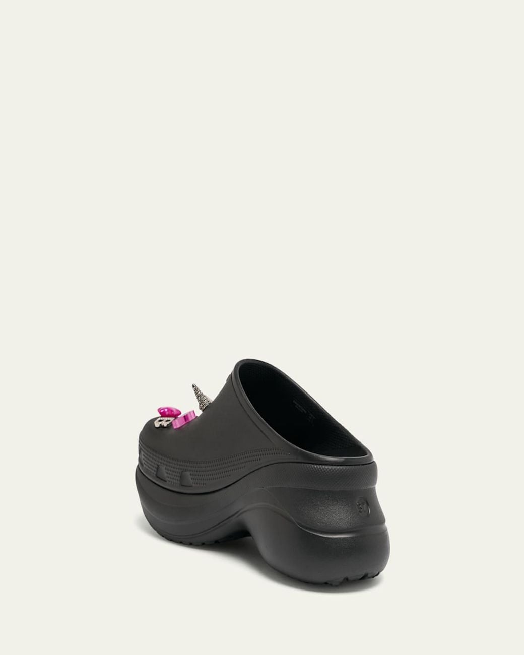 Balenciaga X Crocs Rubber Clog Platform Mules in Natural | Lyst