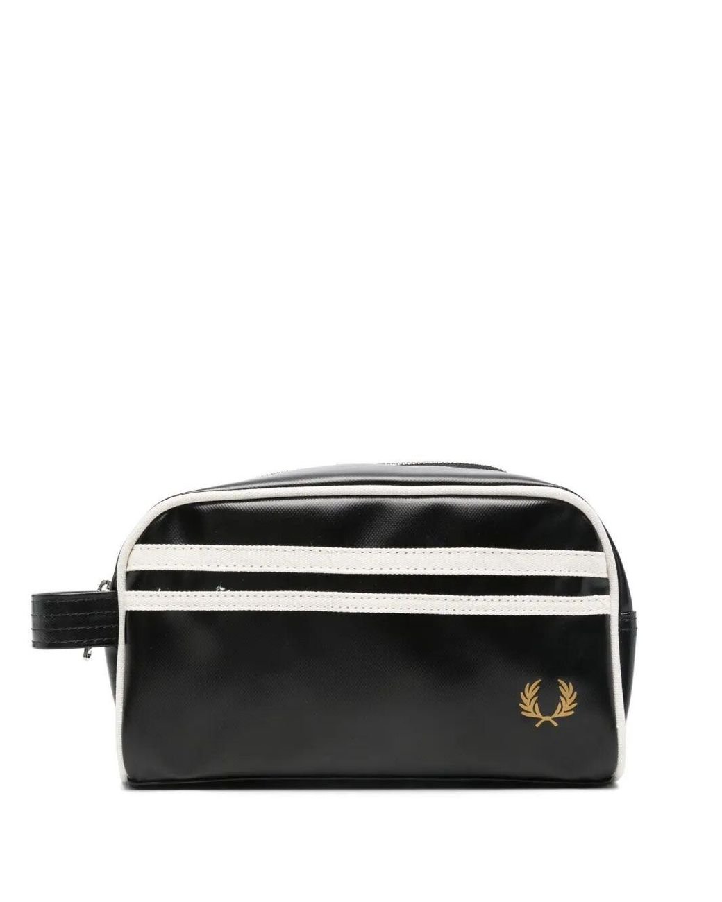 Fred Perry Laurel Wreath Wash Bag in Black for Men | Lyst