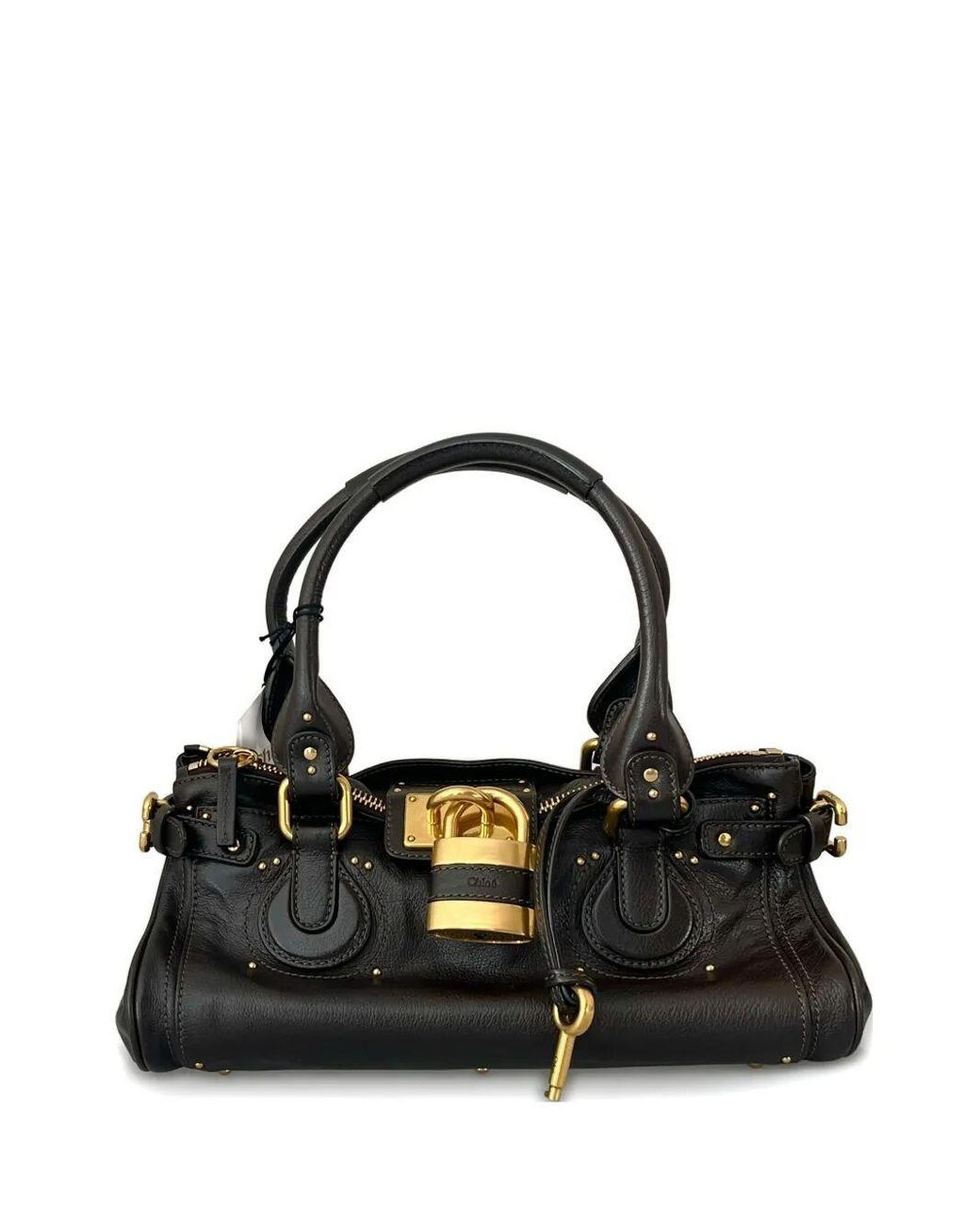 Chloé Large "Paddington" Bag in Black | Lyst