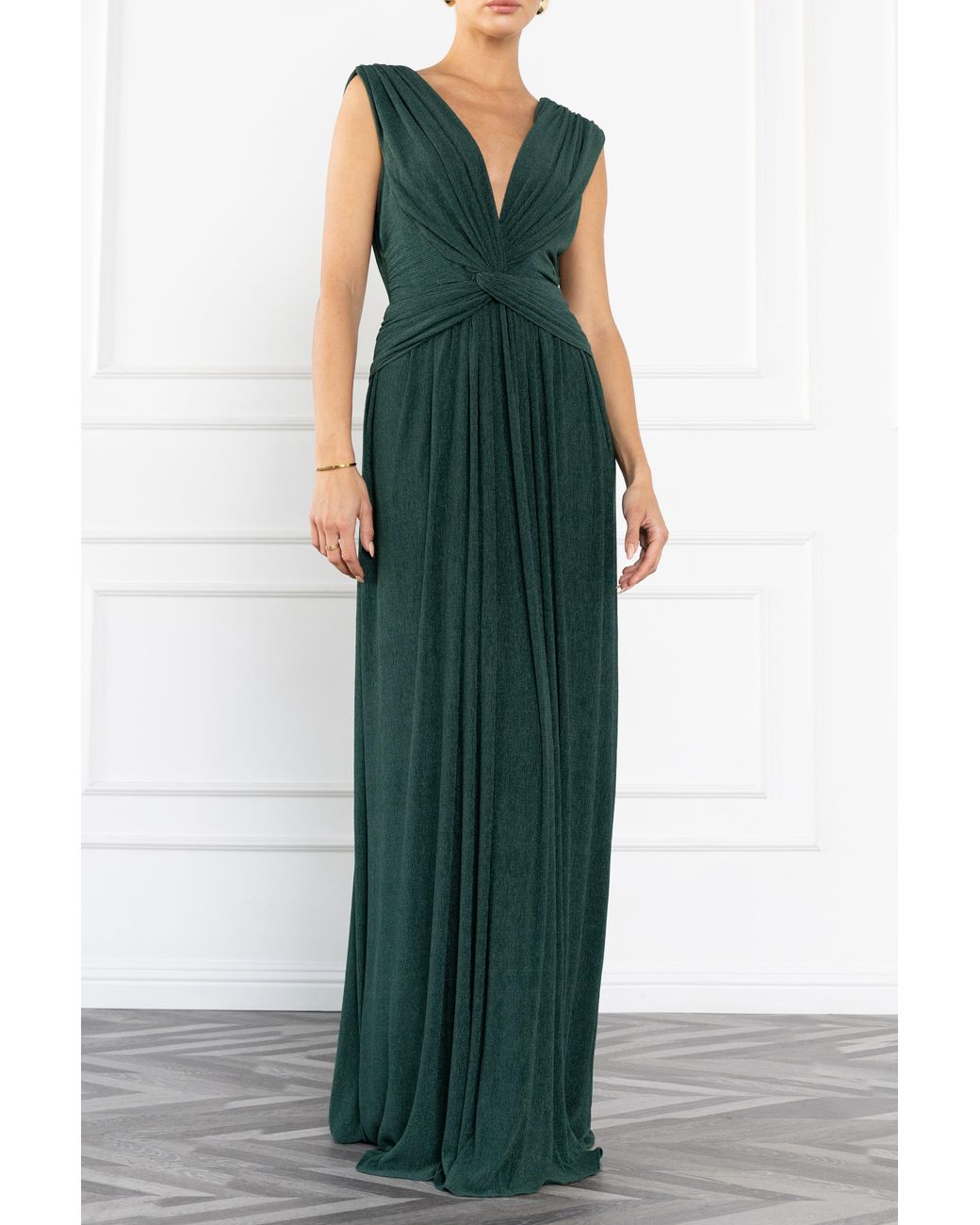 Black Halo Eliora Gown in Green | Lyst UK