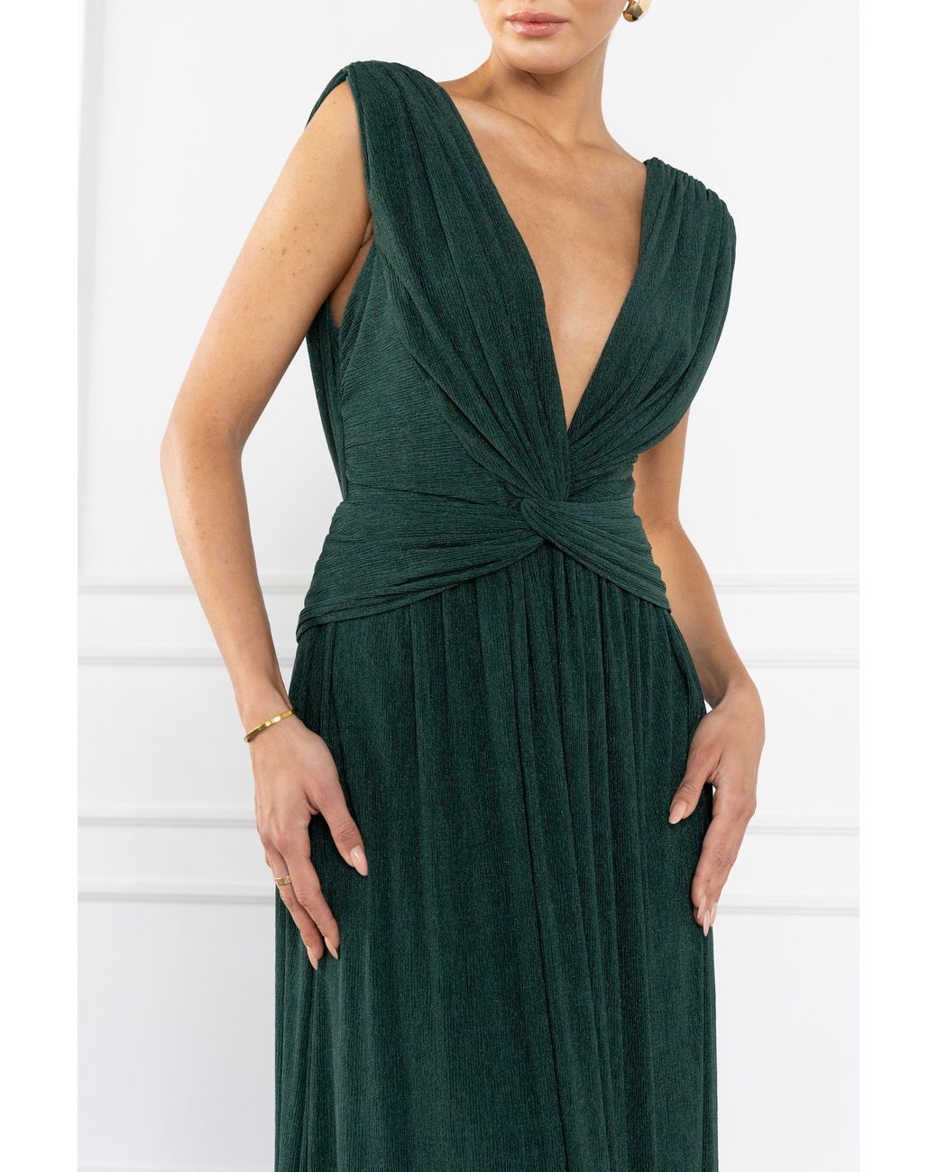Black Halo Eliora Gown in Green | Lyst UK