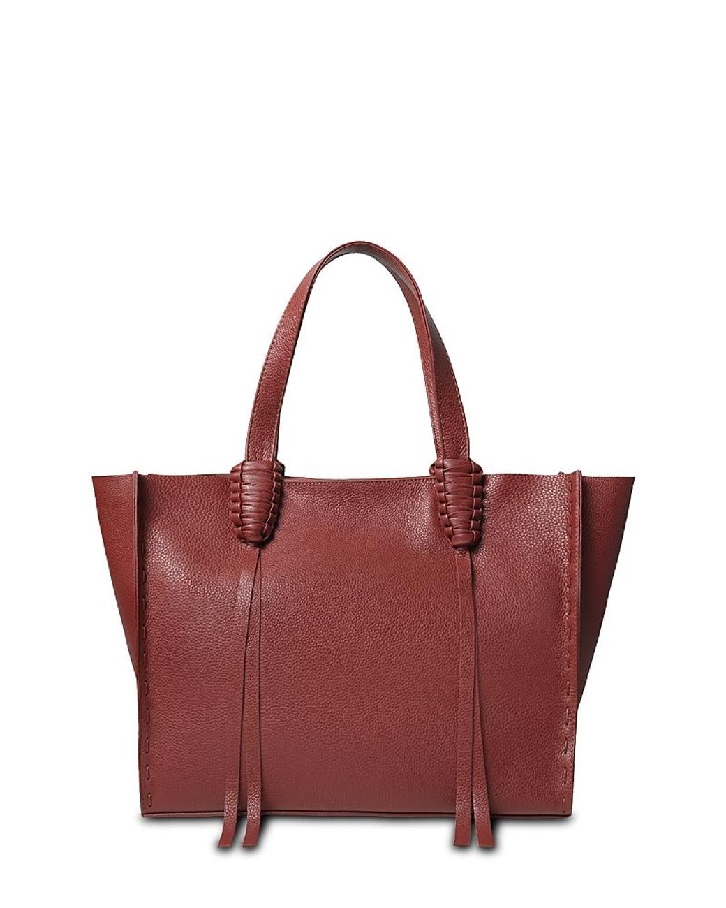 Callista Ara Medium Leather Tote in Red | Lyst