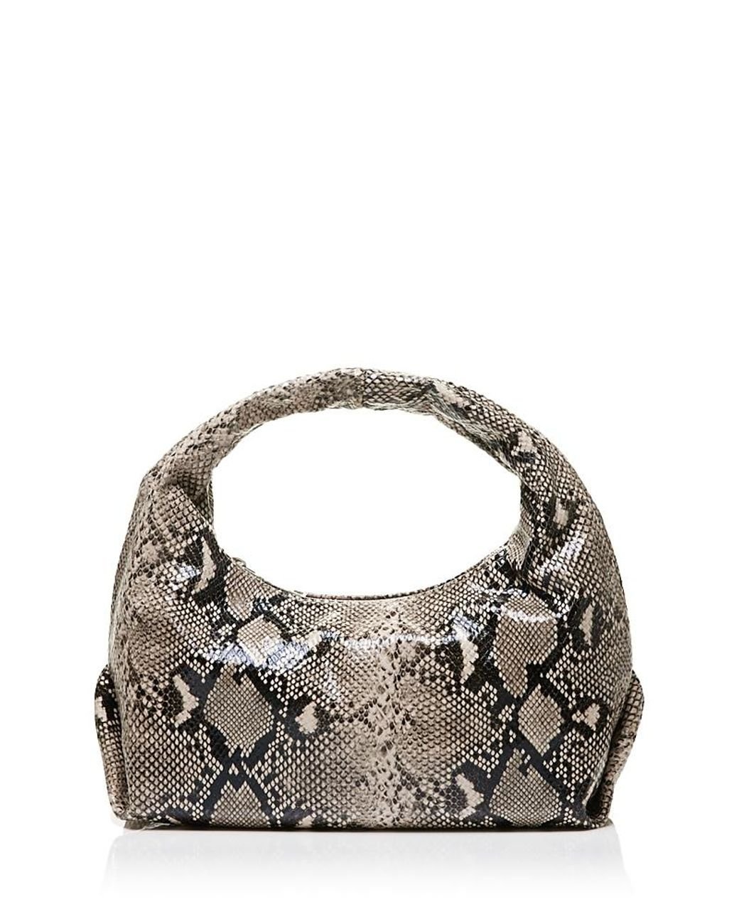 Aqua Small Hobo Bag in Metallic | Lyst