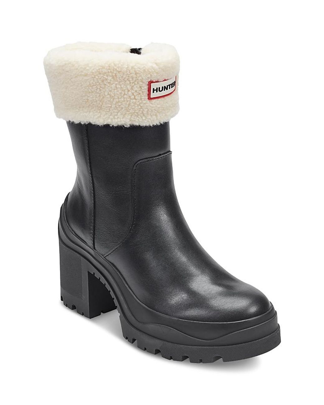 HUNTER Marisol Waterproof Boots in Natural | Lyst