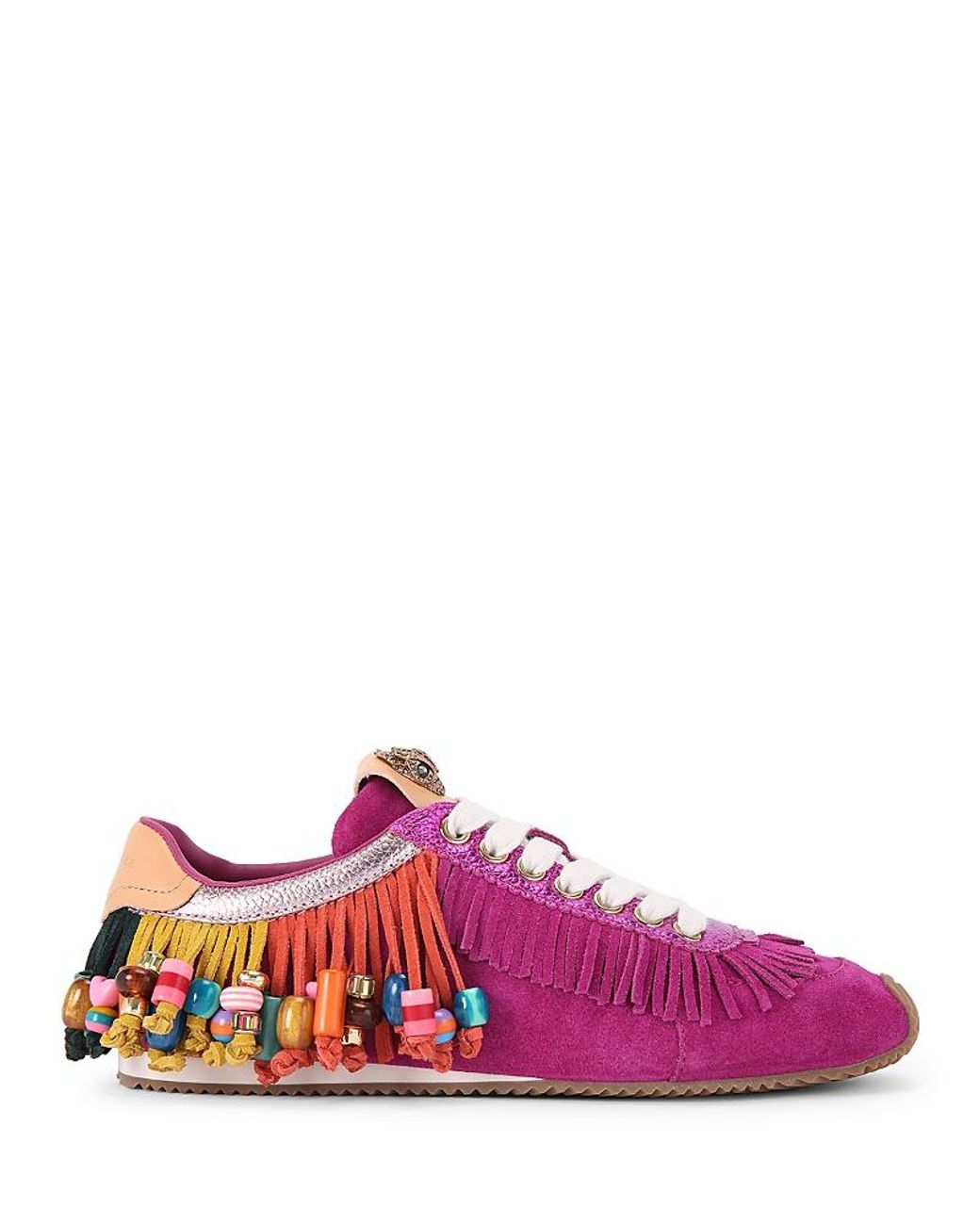 Kurt Geiger Kurt Geiger Trainers Fuchsia Suede Leather Islington in ...