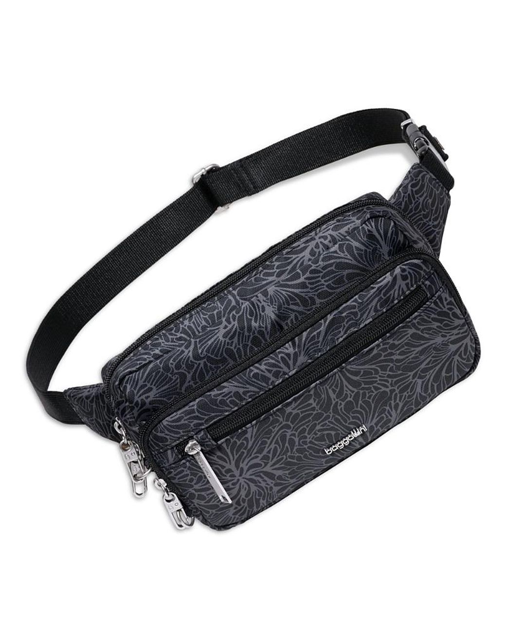 Baggallini Securtex Anti Theft Sling Belt Bag in Black | Lyst