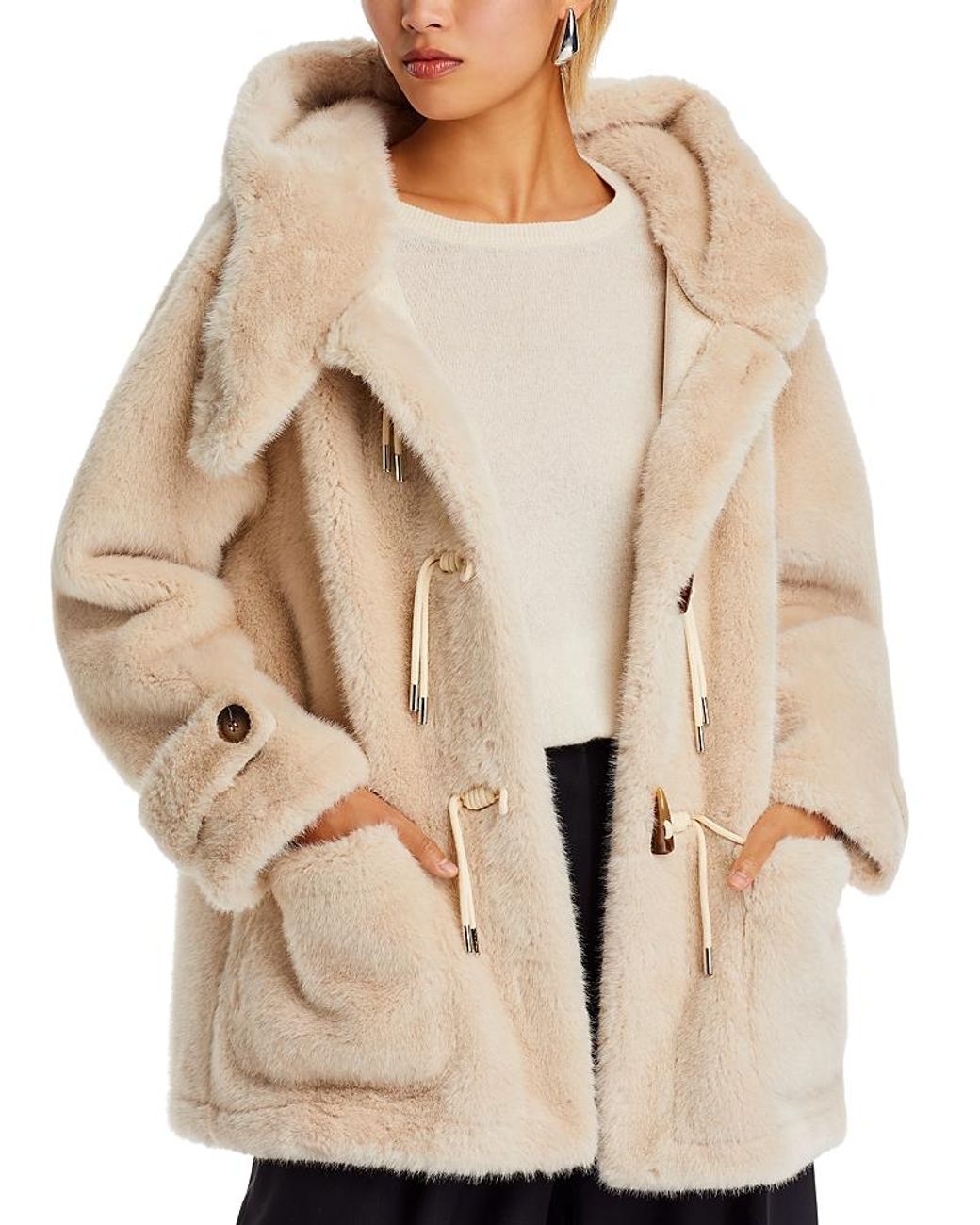 Kobi Halperin Rosie Coat in Natural | Lyst