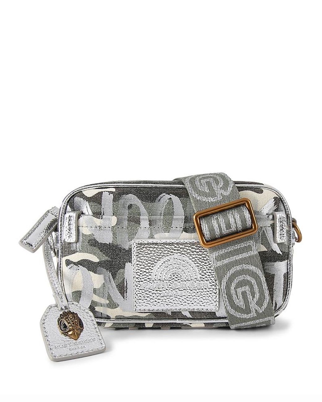Kurt Geiger Southbank Small Camo Camera Bag in Gray | Lyst