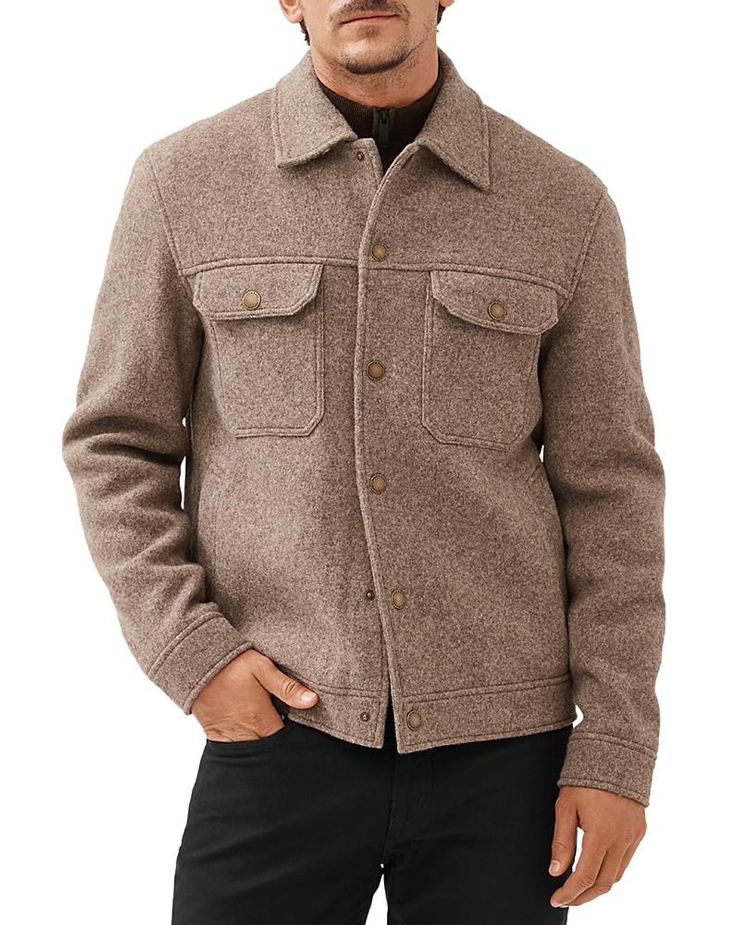 Rodd & Gunn Rodd And Gunn Brooklyn Wool Jacket in Brown for Men | Lyst