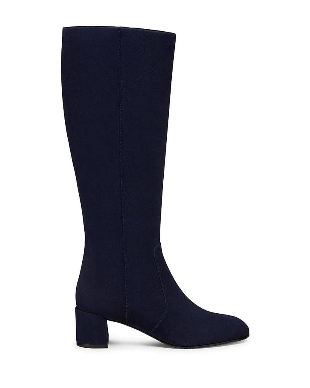 Stuart Weitzman Maeve Zip Boots in Blue | Lyst