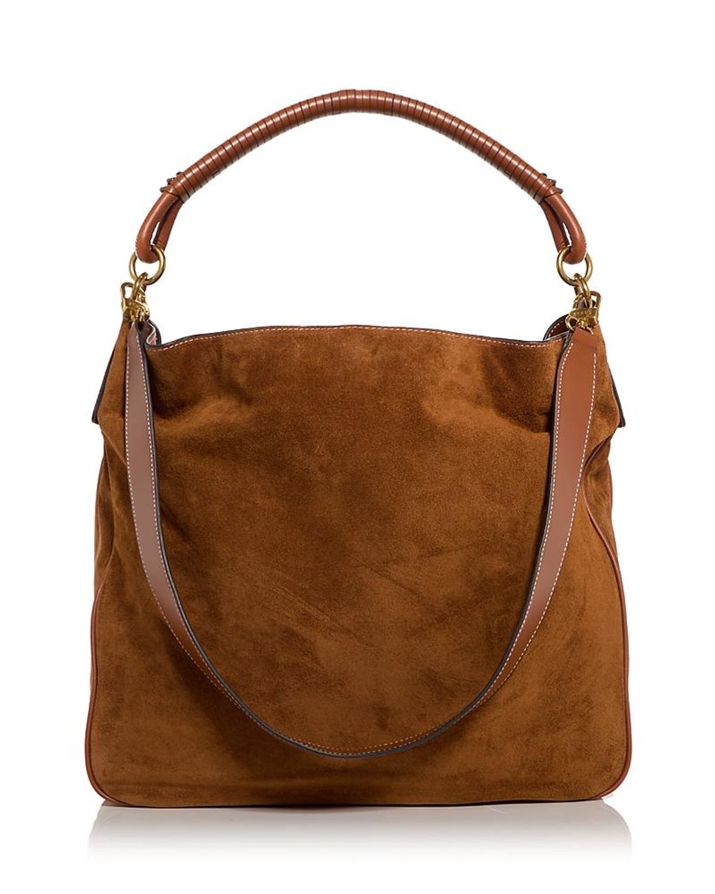 STAUD Perry Hobo Bag in Brown | Lyst