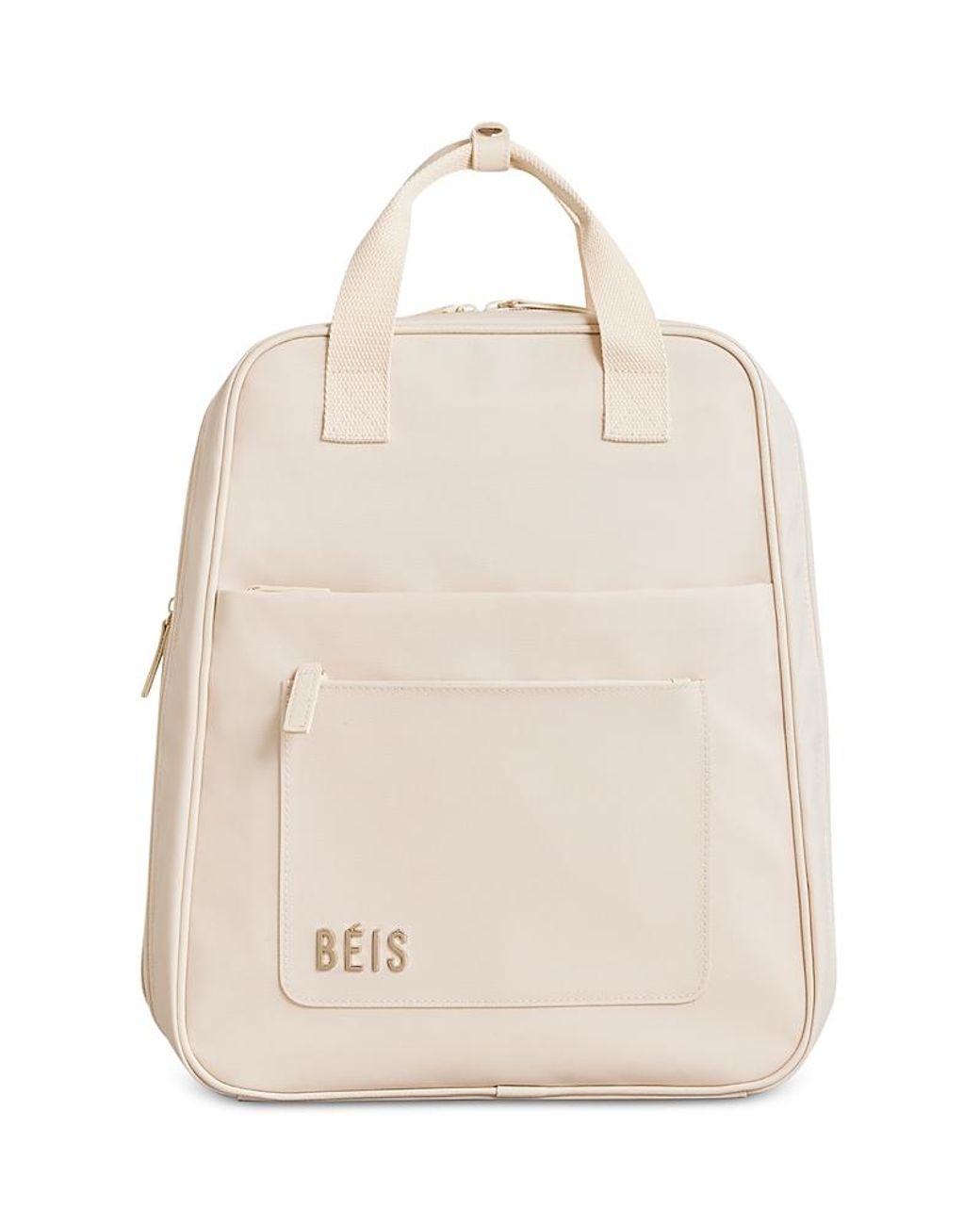 BEIS The Expandable Backpack in Natural | Lyst