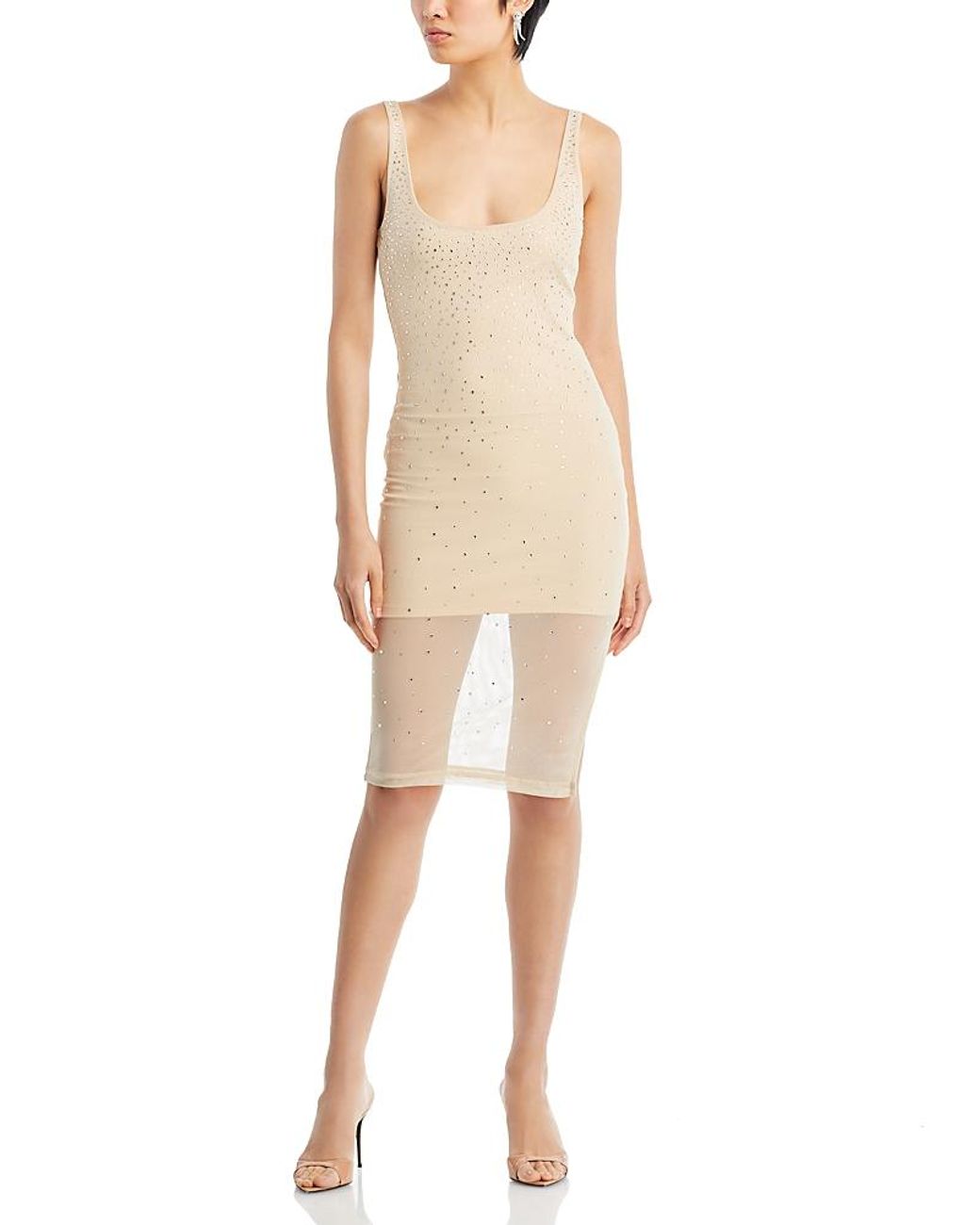 Generation Love Peri Crystal Dress in Natural | Lyst