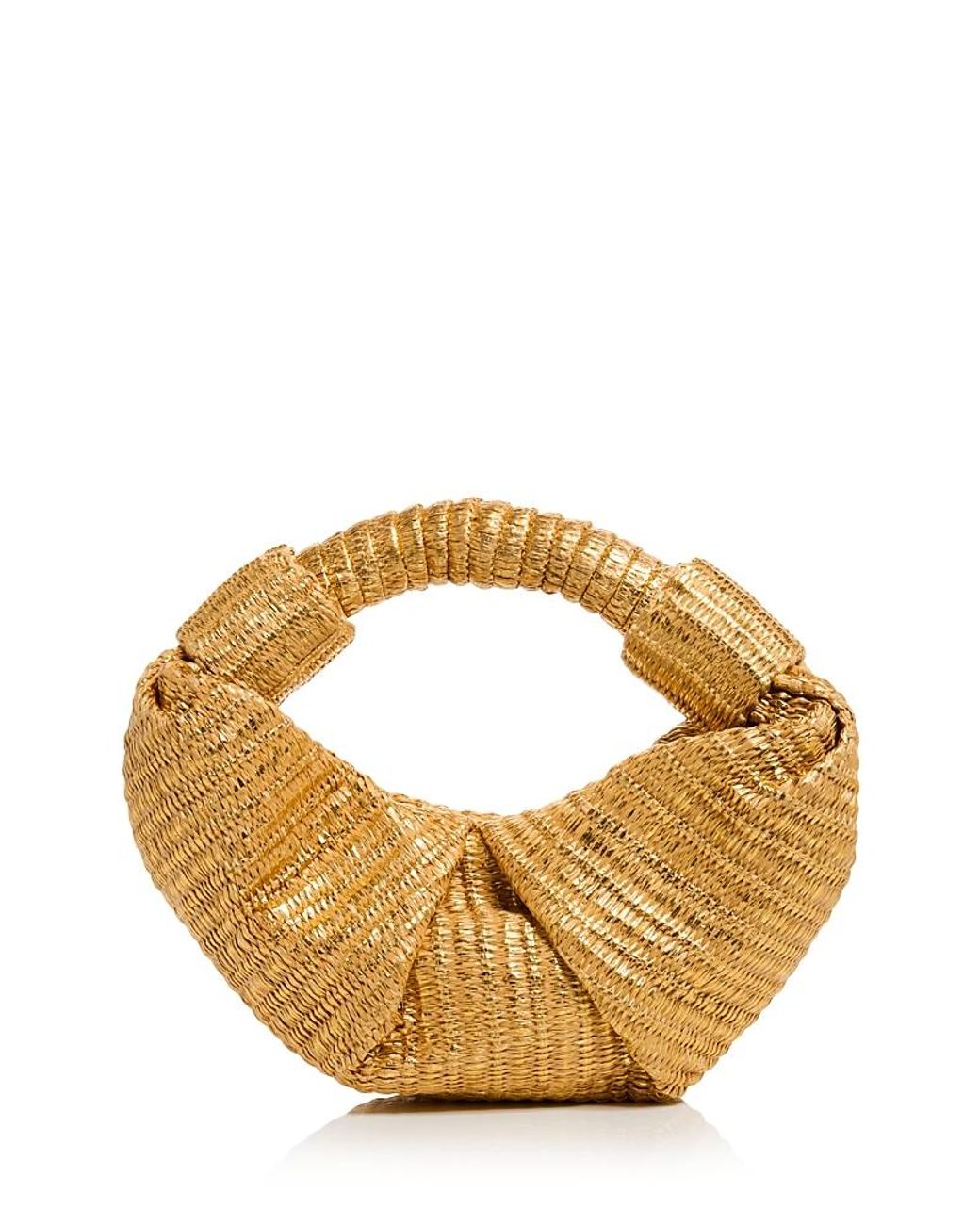 Simon Miller Metallic Woven Top Handle Bag | Lyst