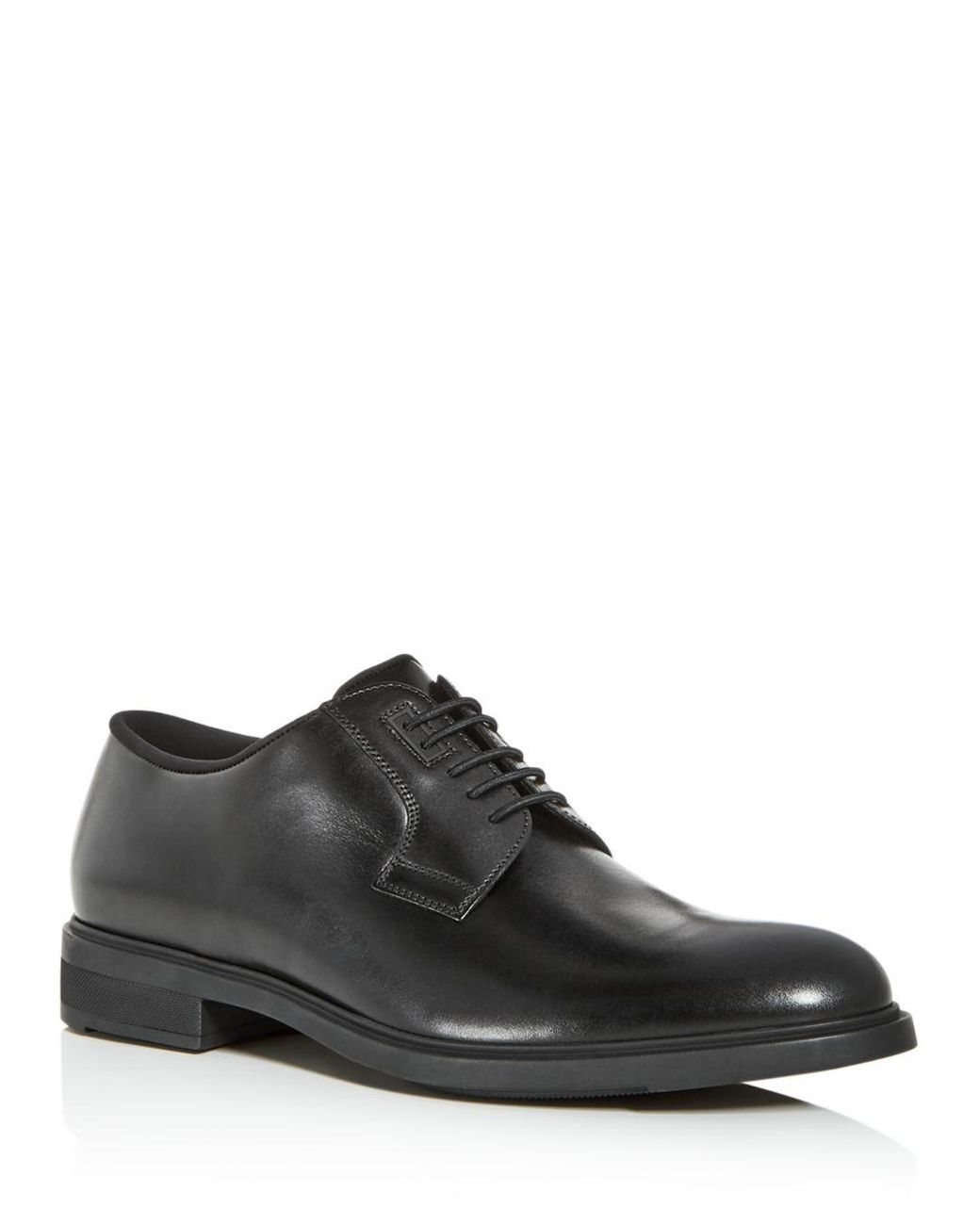 BOSS Italian-made Leather Derby Shoes With Outlast® Lining in Black for ...