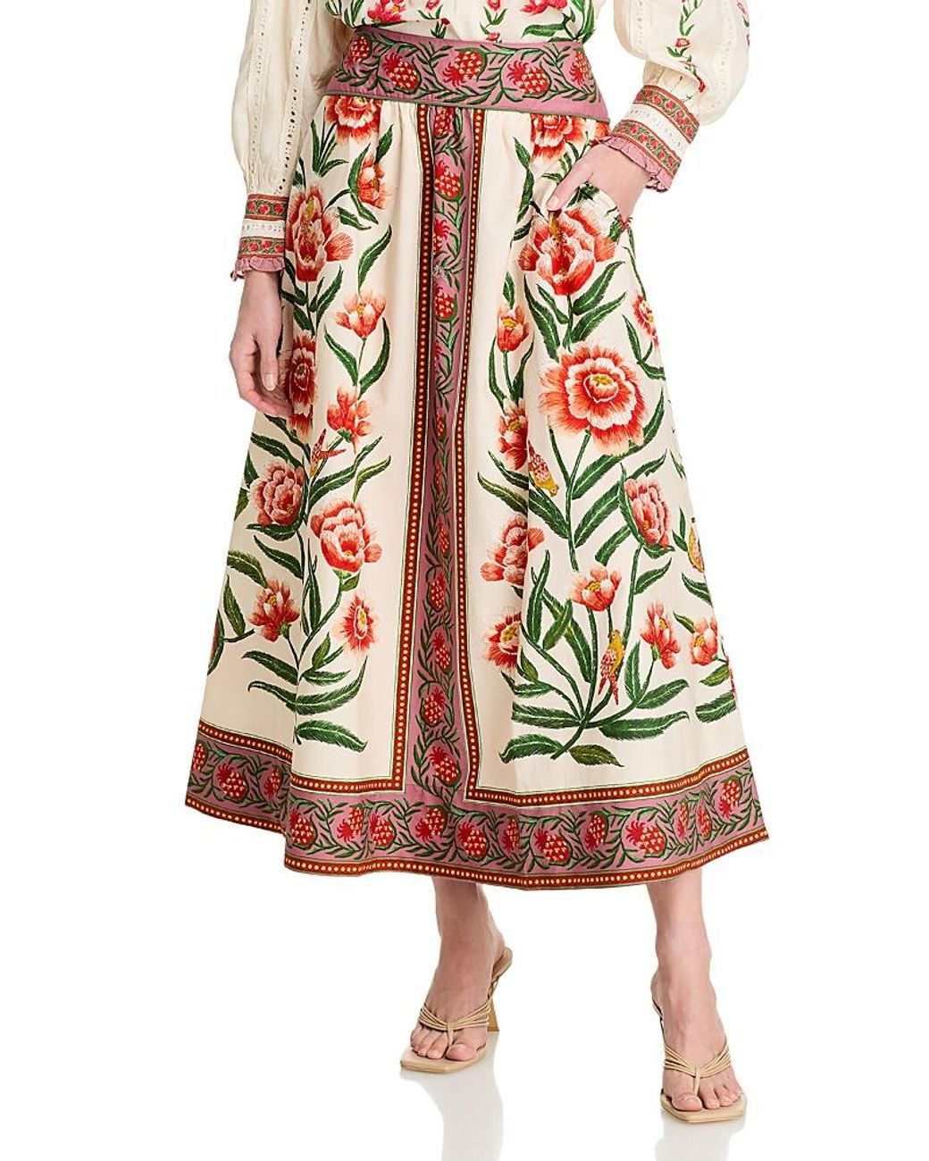 FARM Rio Ainika Skirt in White | Lyst