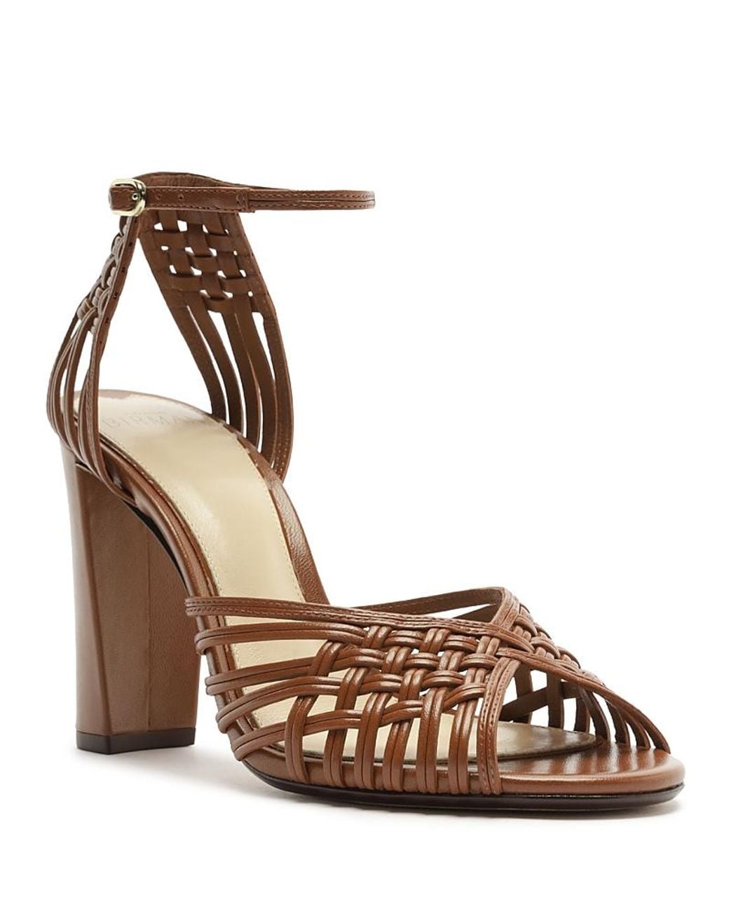 Alexandre Birman Lillian Leather Sandals in Brown | Lyst