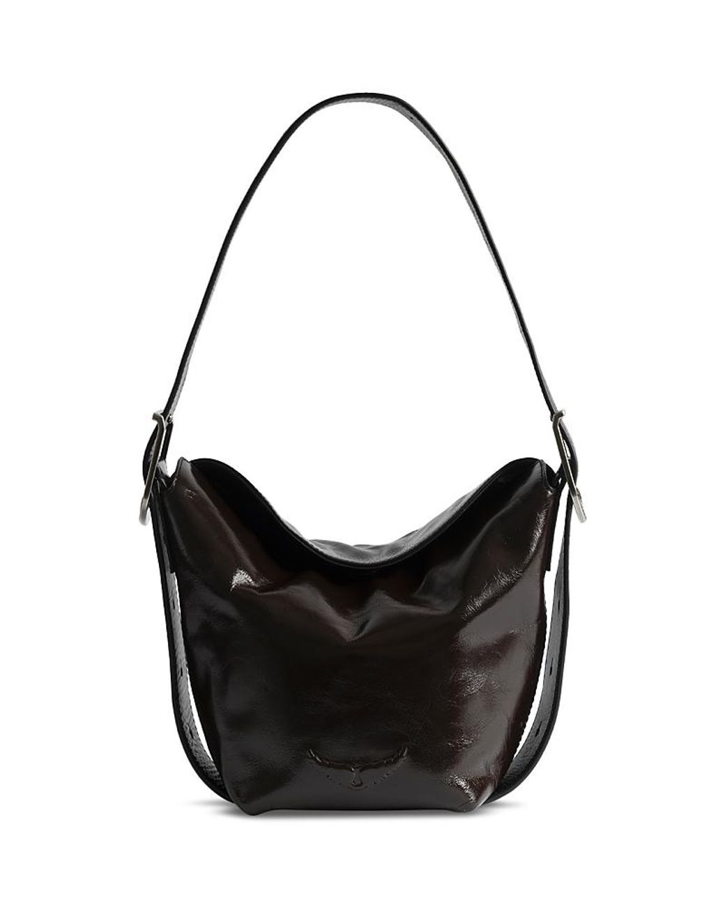 Zadig & Voltaire Baby Jane Vintage Patent Leather Convertible Crossbody ...