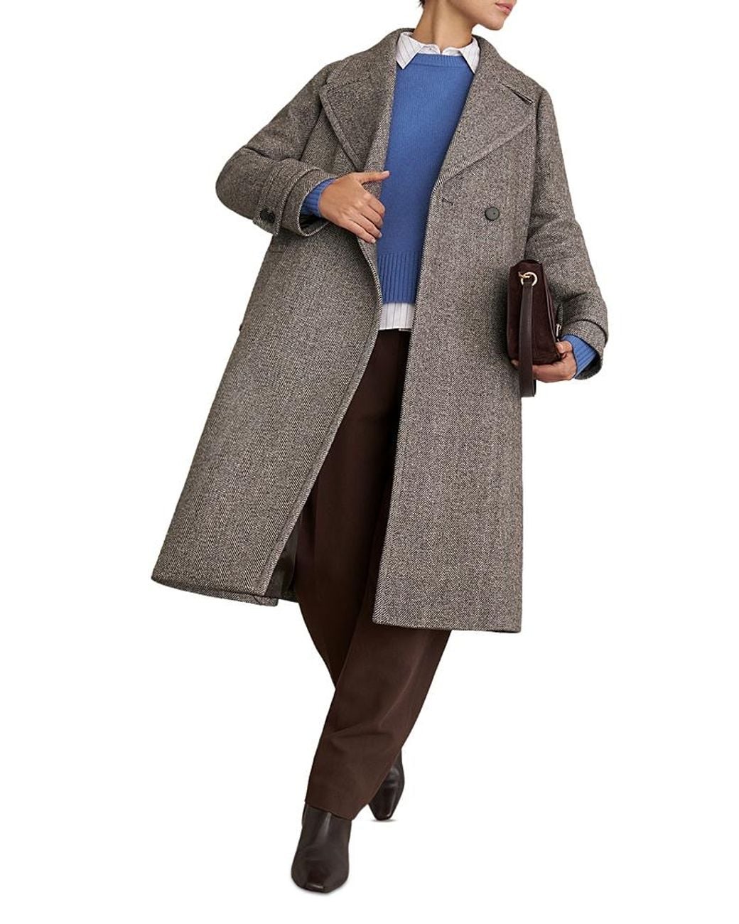Hobbs Prisha Coat in Blue | Lyst