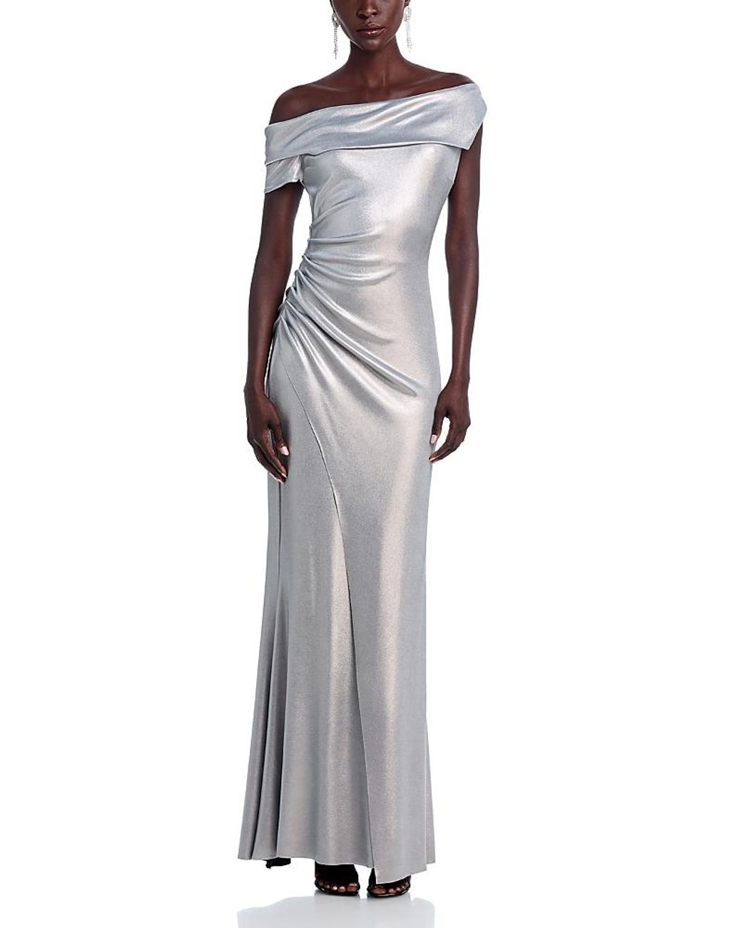 La Petite Robe Di Chiara Boni Koppany Splendid Gown in Metallic | Lyst