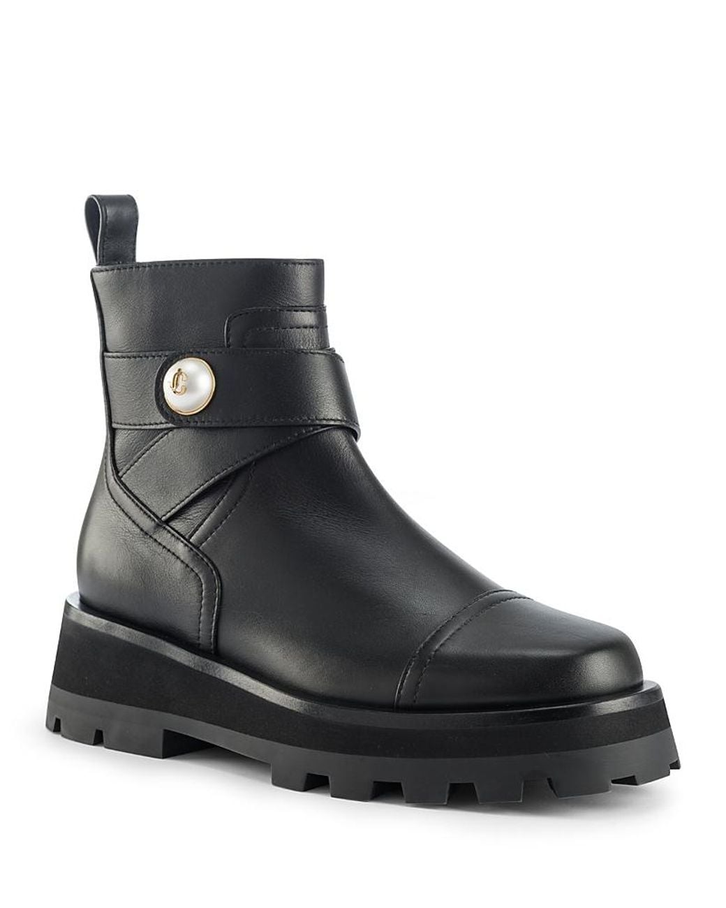 Jimmy Choo Meena Ankle Booties in Black | Lyst