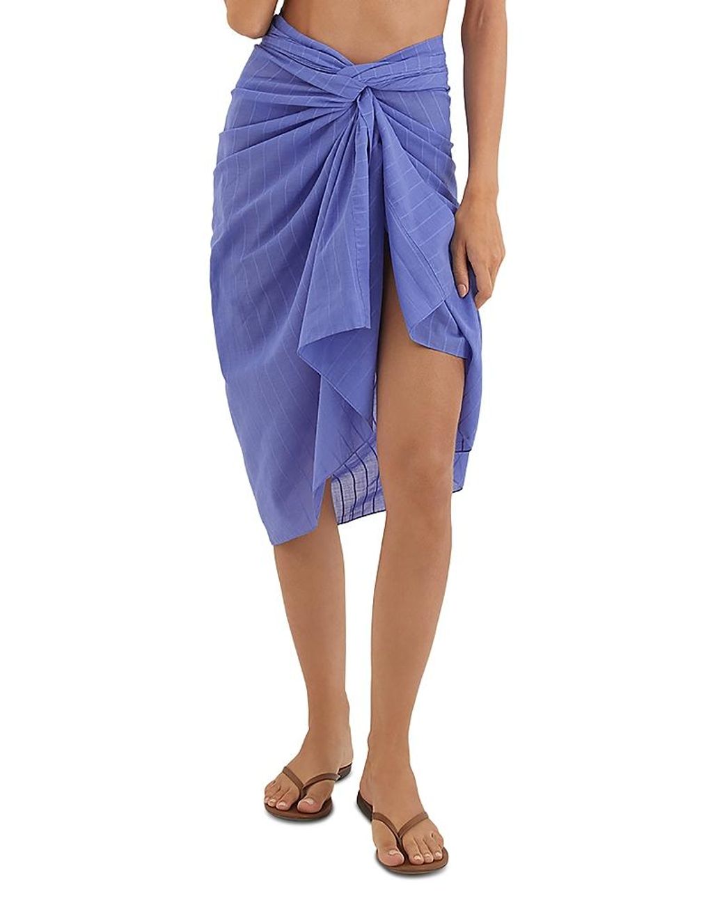 ViX Sarong Swim Cover-Up in Blue | Lyst