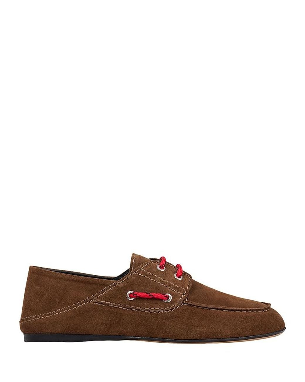 Sandro Loafer Flats in Brown | Lyst